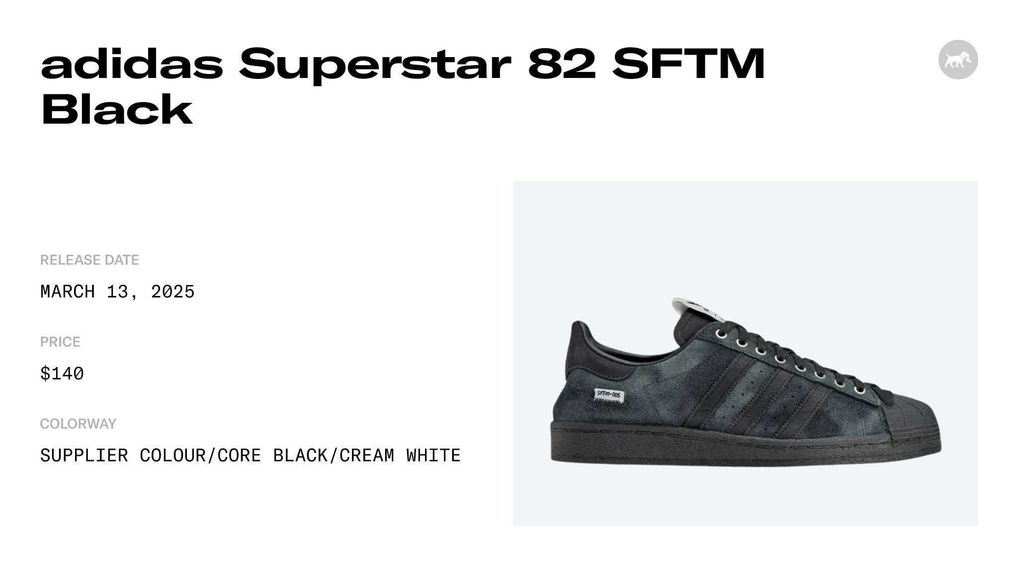 adidas Superstar 82 SFTM Black - JP7676 Raffles & Where to Buy