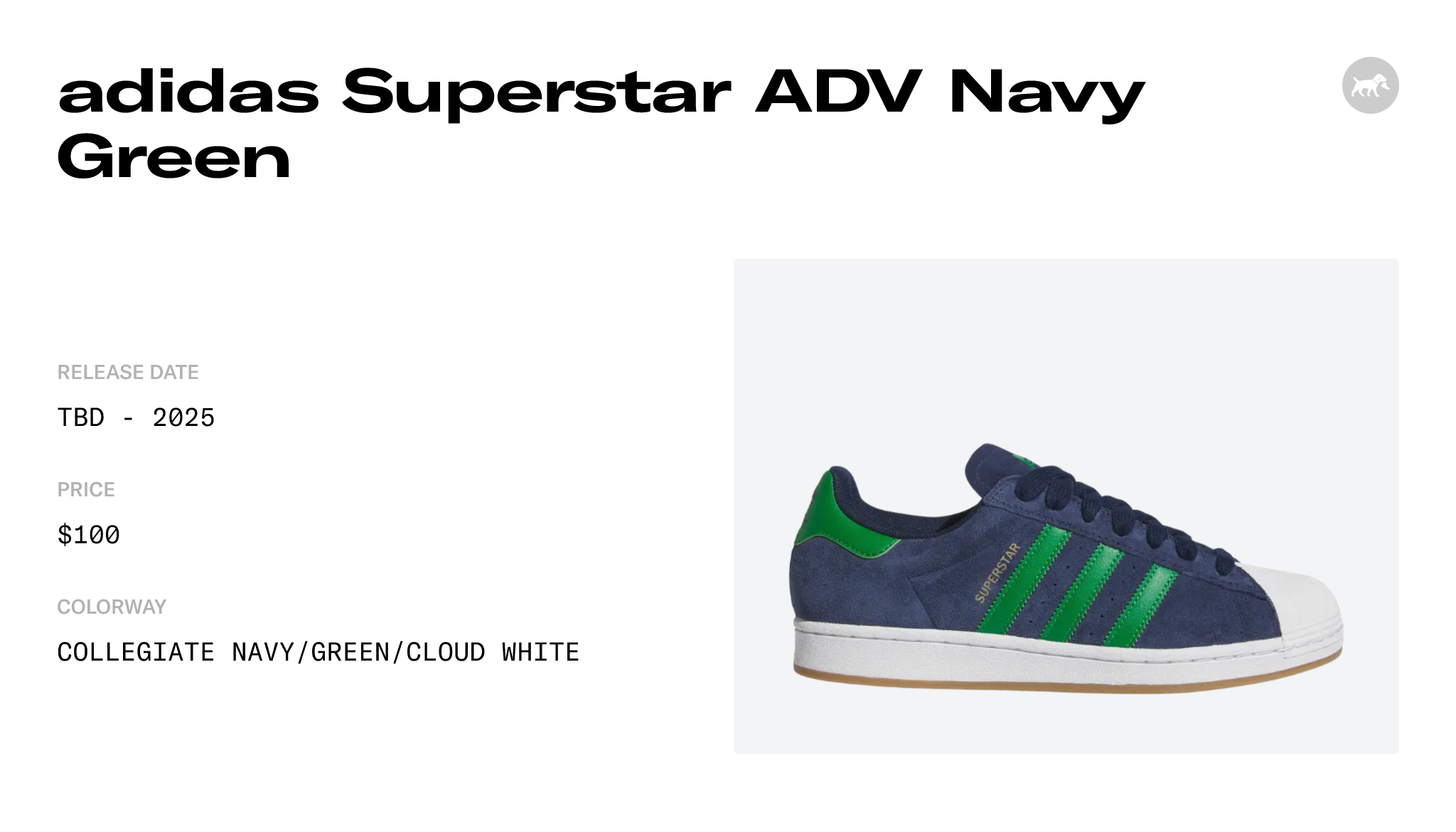 adidas Superstar ADV Navy Green - JQ2098 Release Info