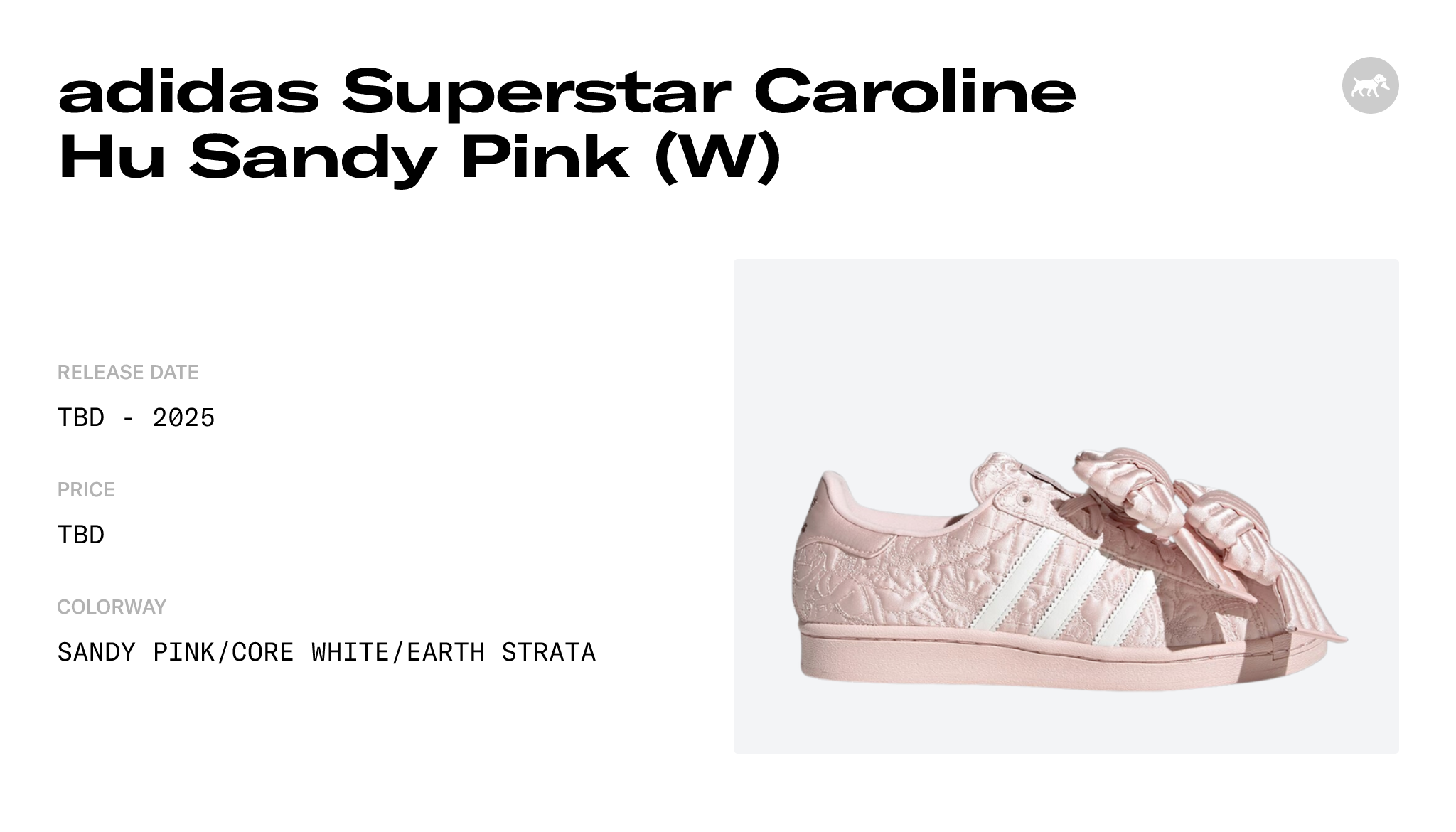 adidas Superstar Caroline Hu Sandy Pink (W) - JQ8737 Release Info