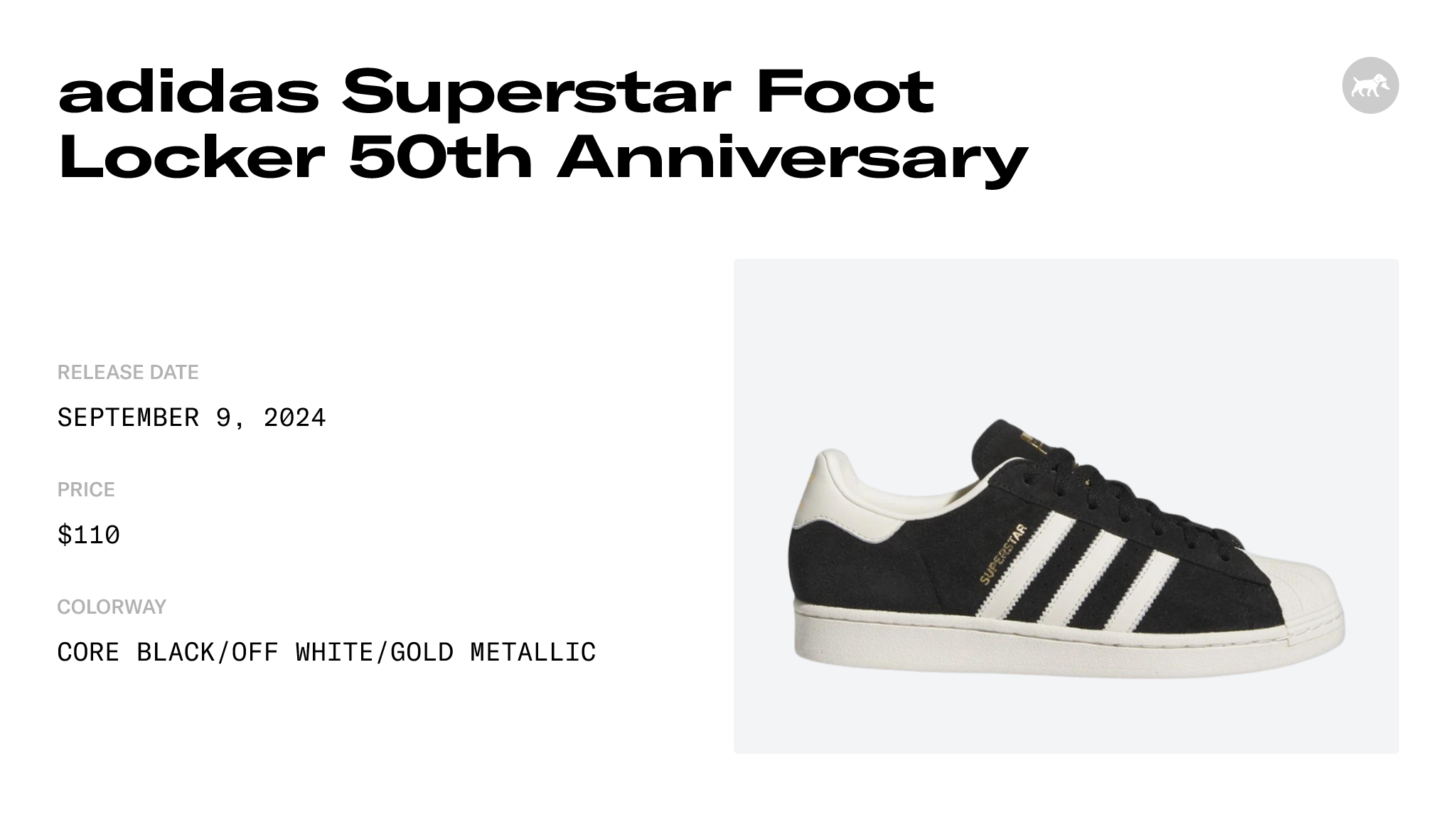 adidas Superstar Foot Locker 50th Anniversary - JH9159