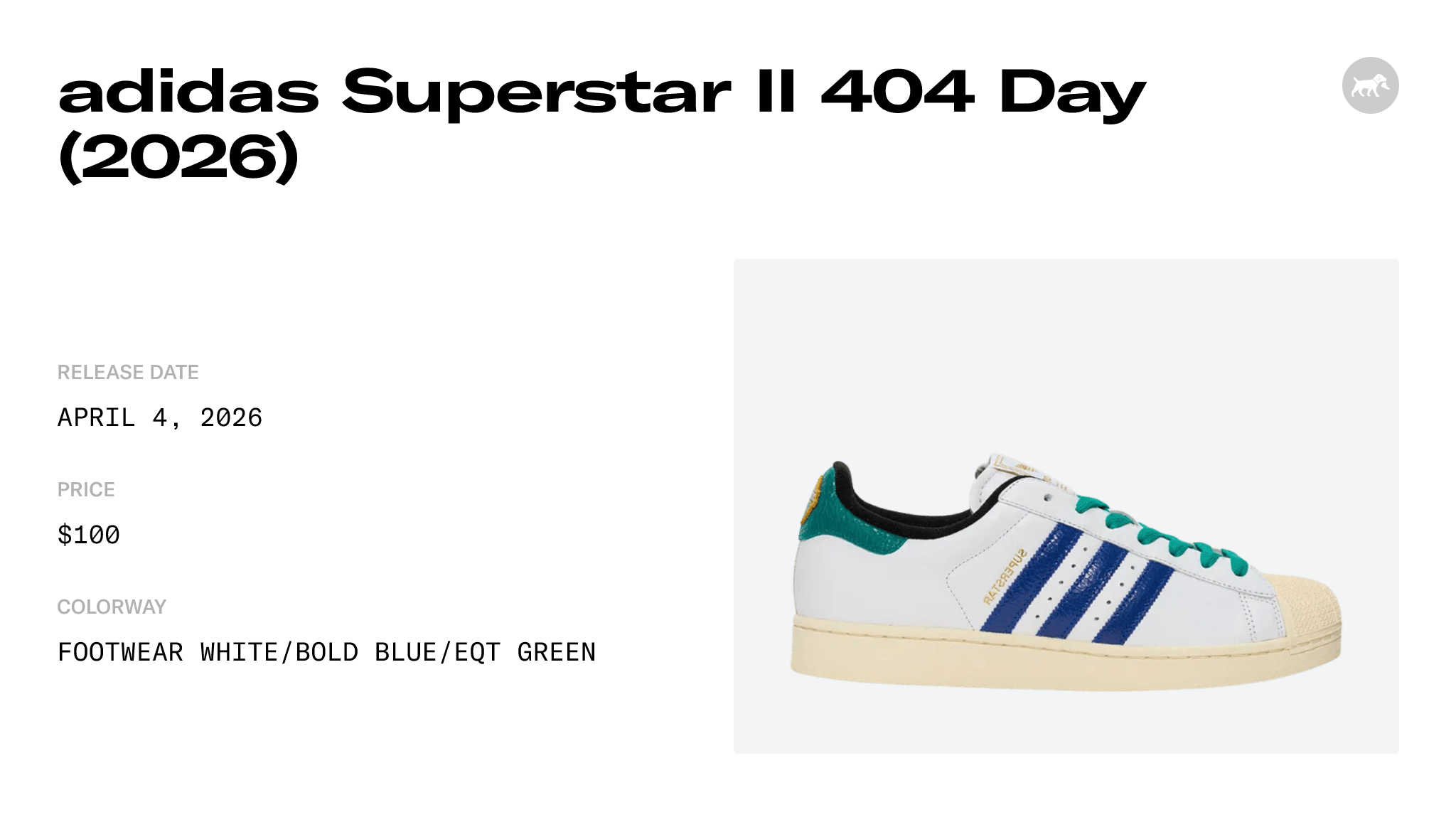 adidas Superstar II 404 Day (2026) - KJ8342 Raffles & Where to Buy