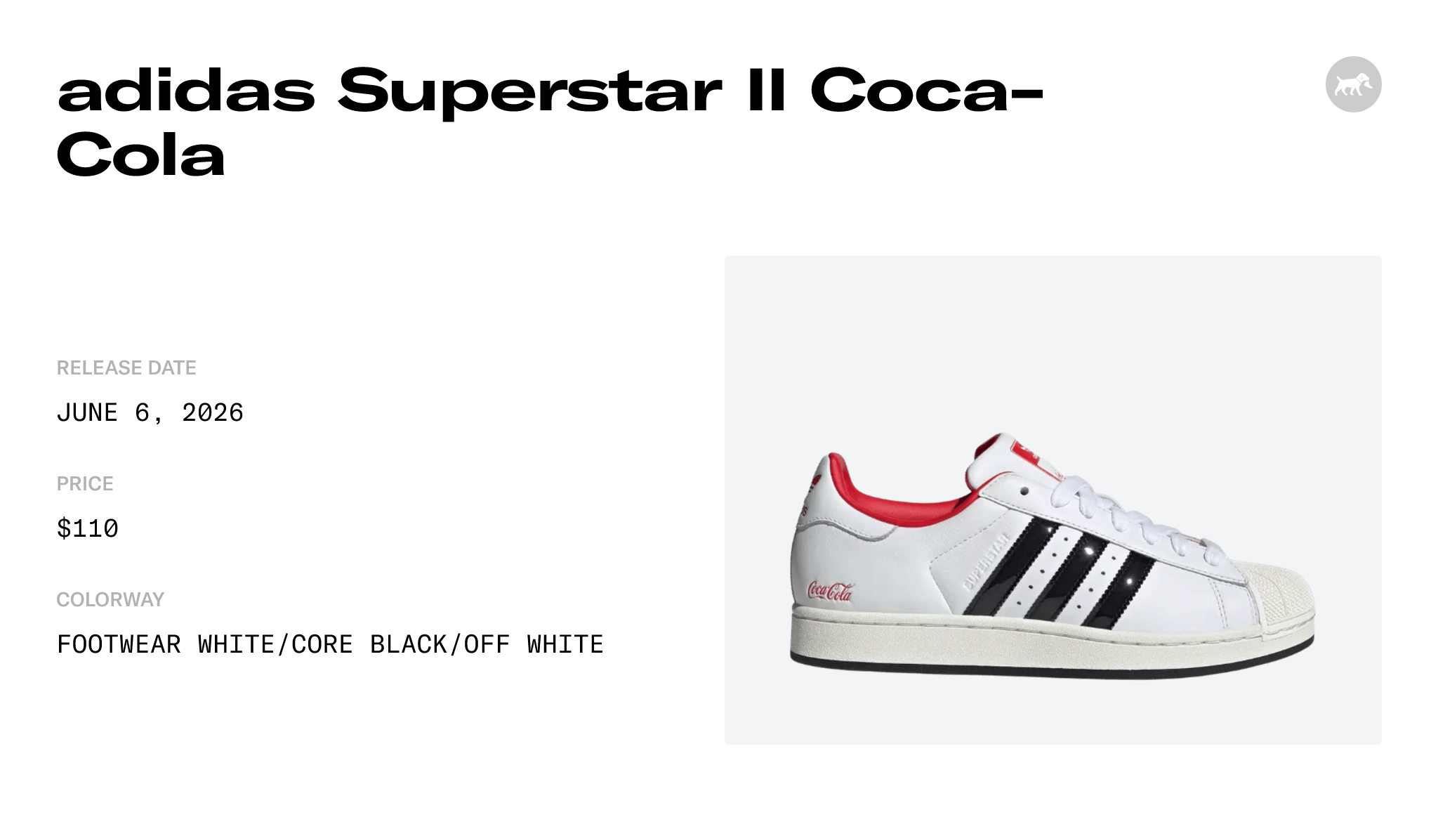 adidas Superstar II Coca-Cola - KH6888 Release Info
