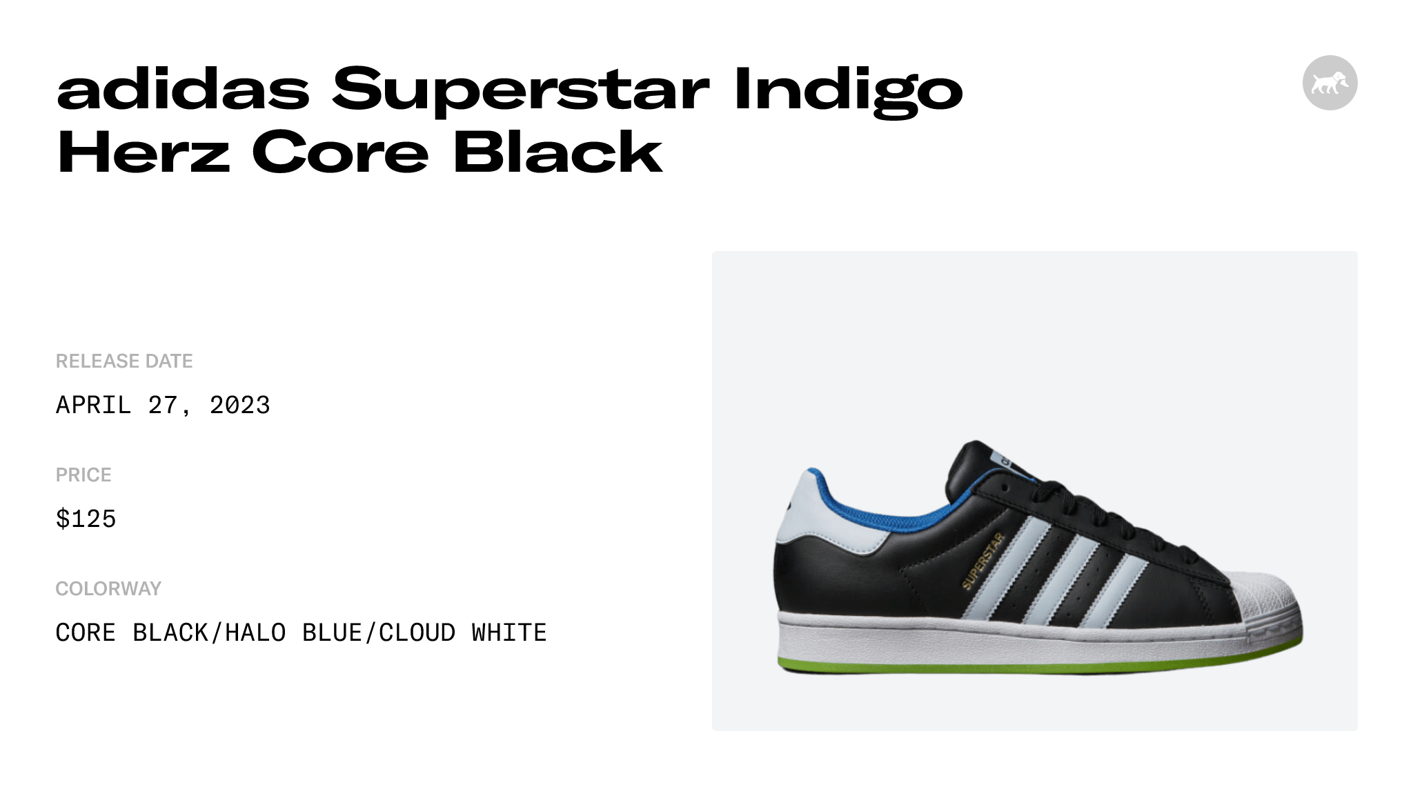 adidas Superstar Indigo Herz Core Black - IE1842 Raffles & Where to Buy