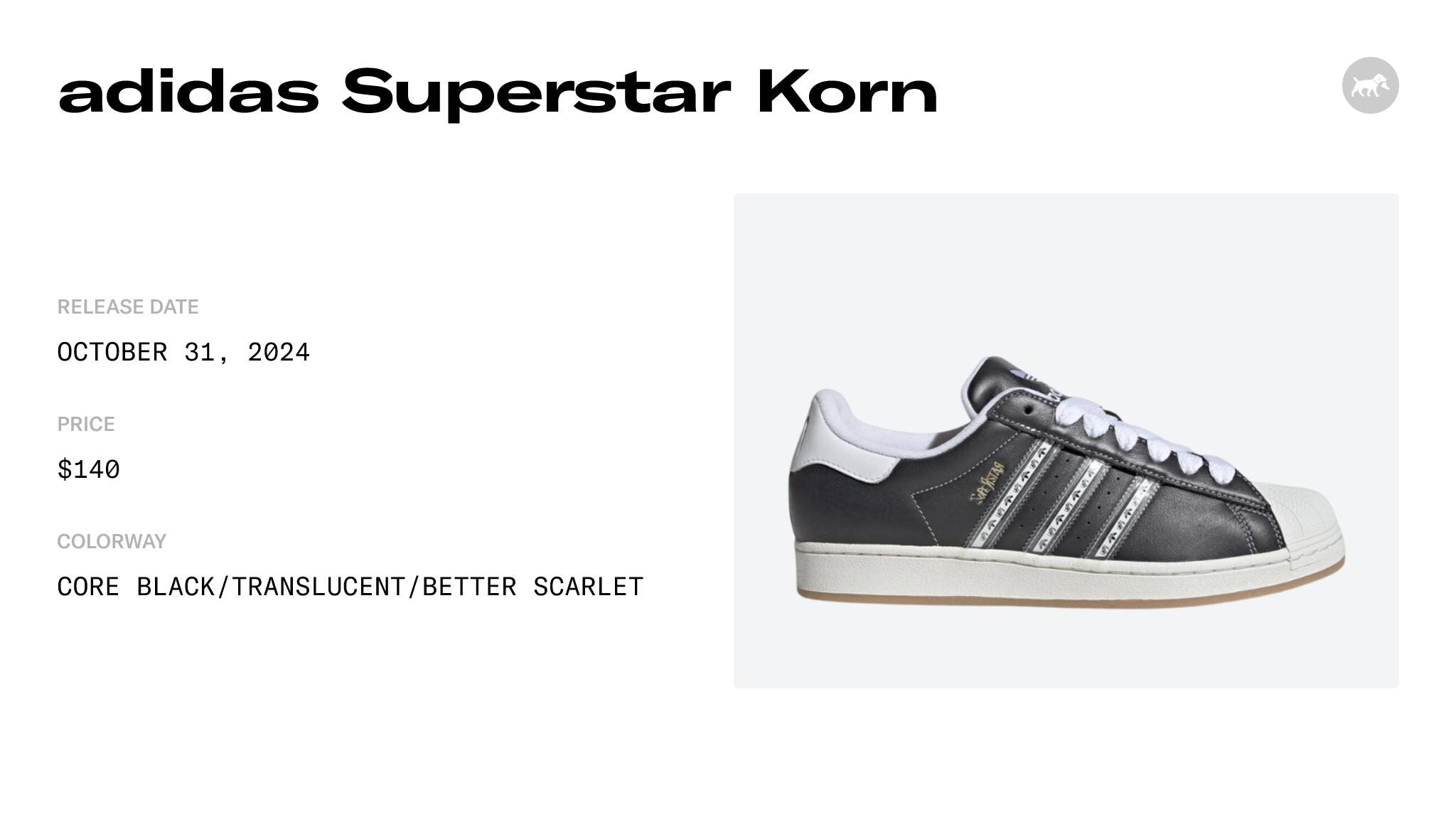 adidas Superstar Korn - IH1313 Raffles & Where to Buy