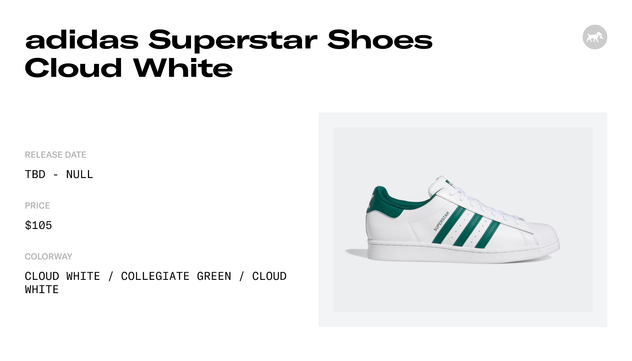 adidas Superstar Shoes Cloud White - GZ3742 Release Info