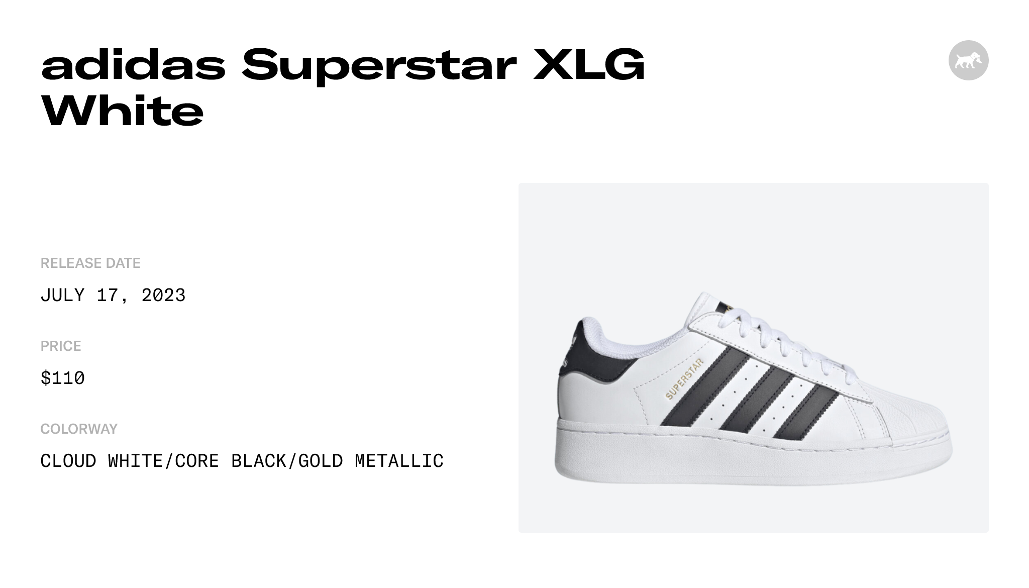 adidas Superstar XLG White - IF9995 Raffles & Where to Buy