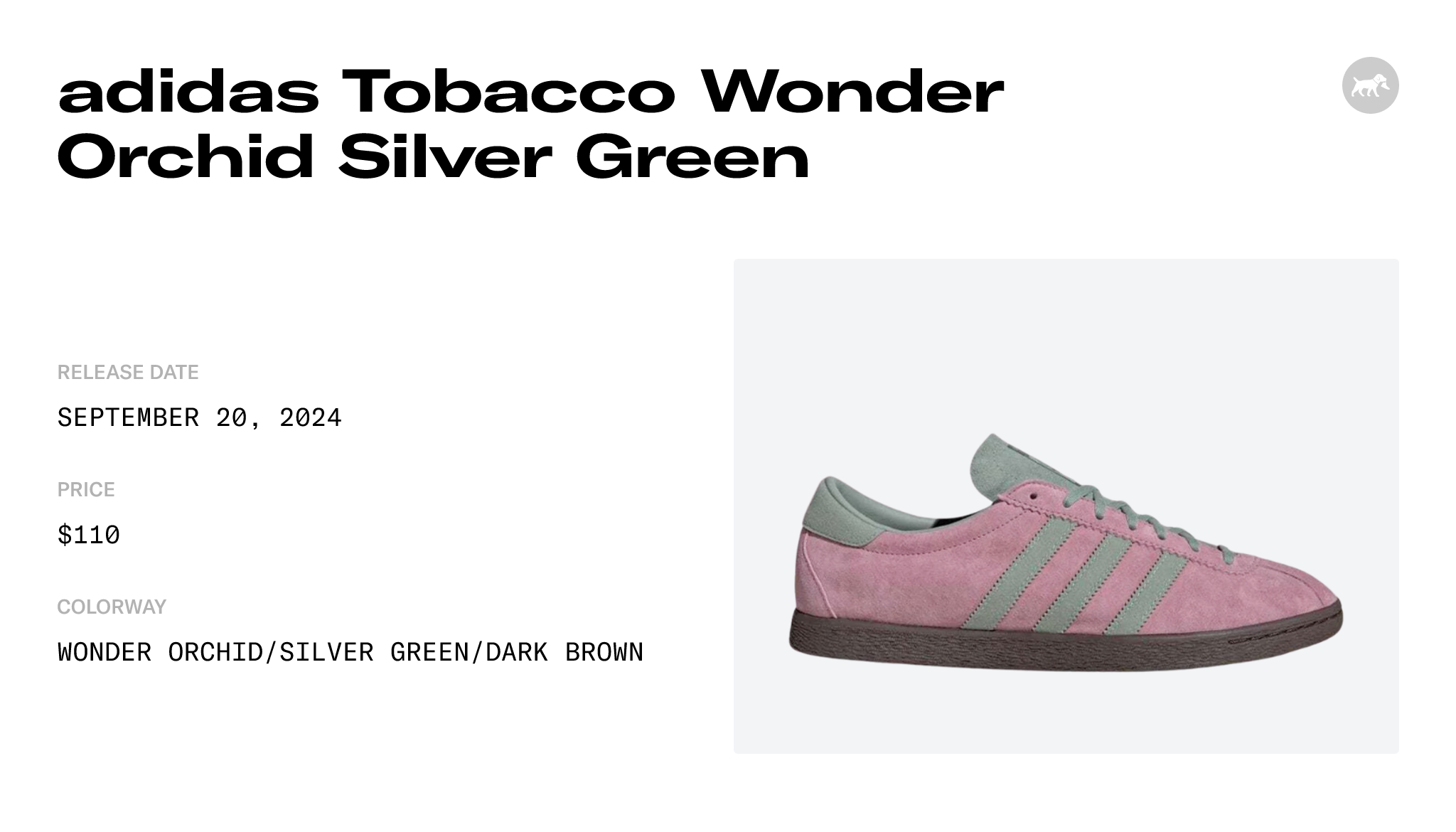 adidas Tobacco Wonder Orchid Silver Green - JR2741