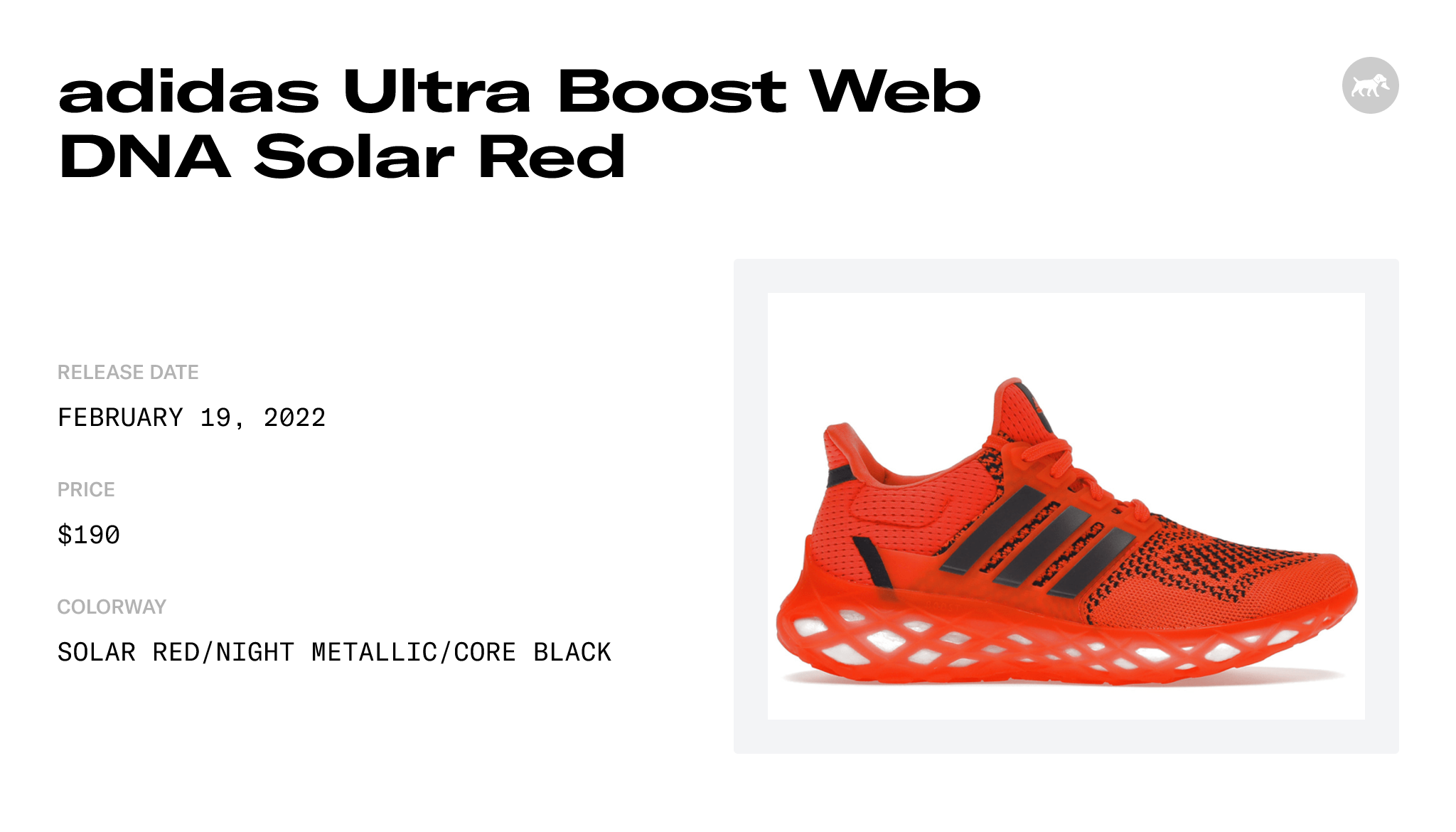 adidas Ultra Boost Web DNA Solar Red - GY4171 Release Info