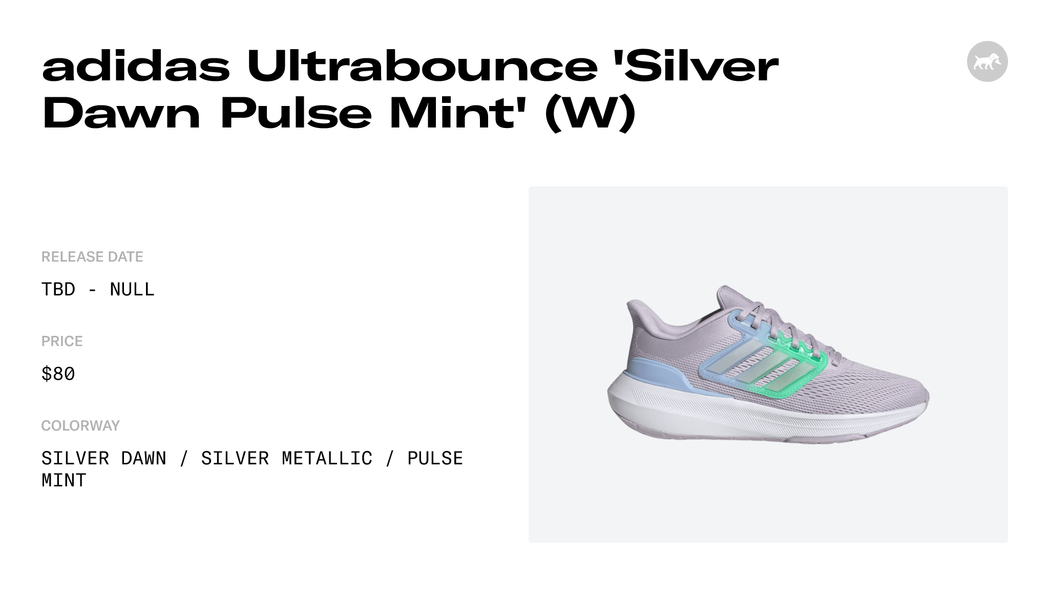 adidas Ultrabounce 'Silver Dawn Pulse Mint' (W) - HQ3786 Release Info