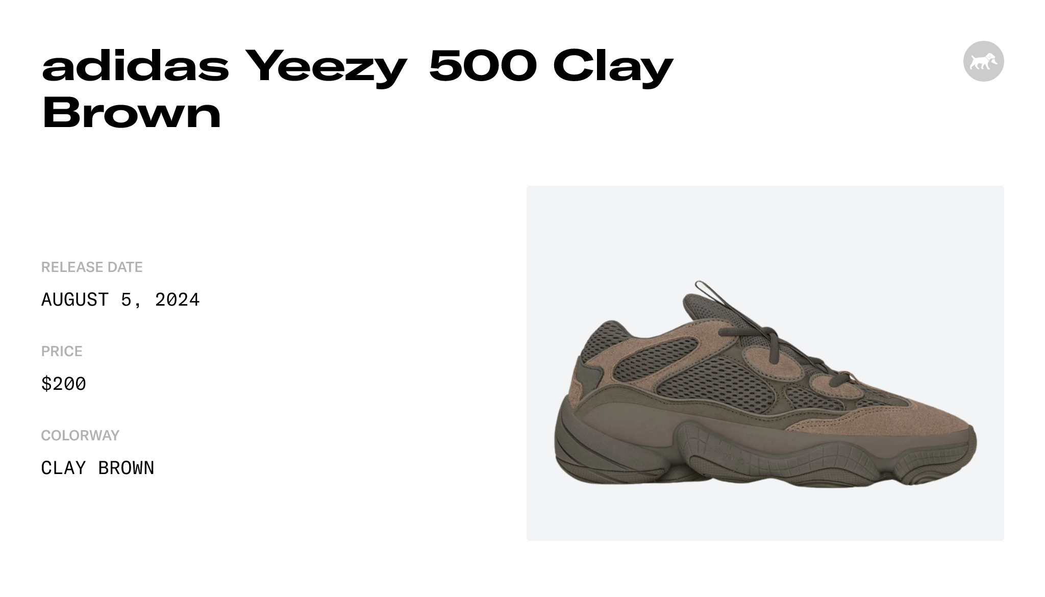 adidas Yeezy 500 Clay Brown - GX3606 Raffles & Where to Buy