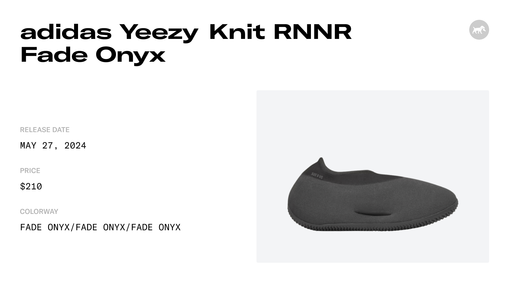 adidas Yeezy Knit RNNR Fade Onyx - IG7831 Raffles & Where to Buy