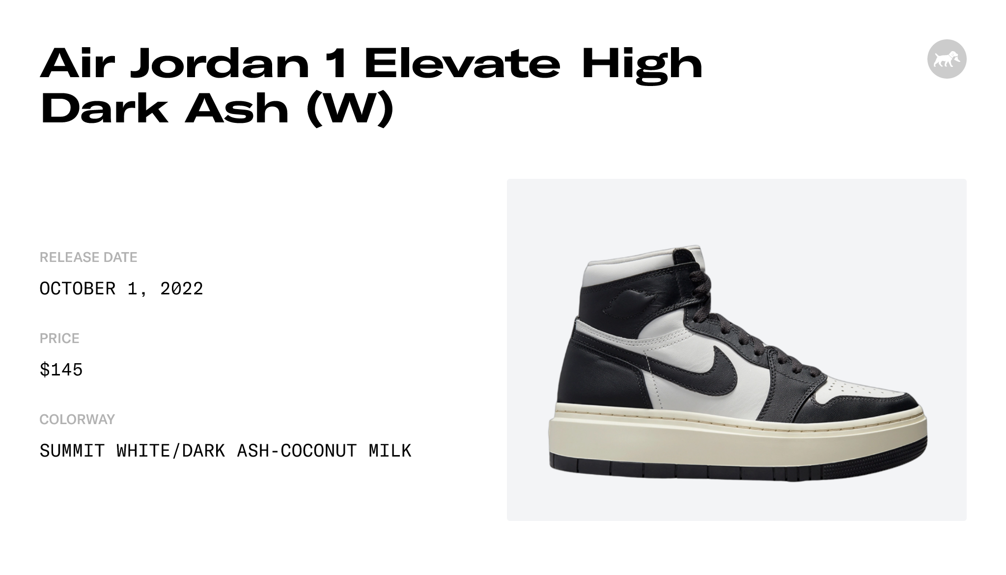 Air Jordan 1 Elevate High Dark Ash (W) - DN3253-100