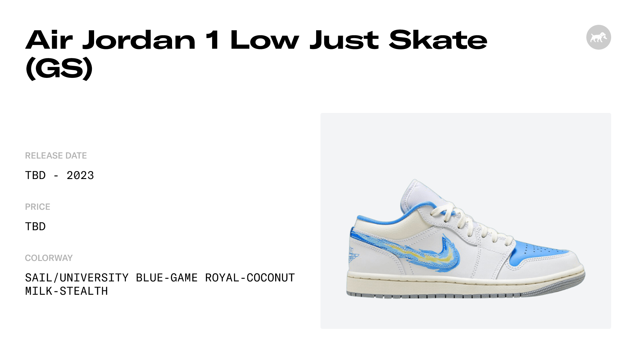 Air Jordan 1 Low Just Skate (GS) Release Date, Raffles & Where To Buy