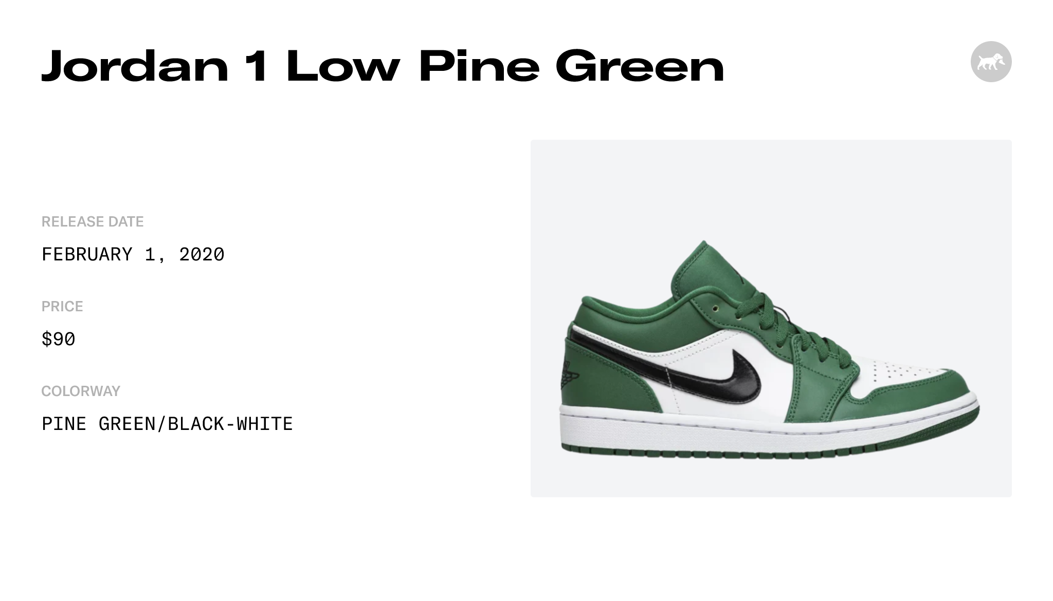 Jordan 1 Low Pine Green - 553558-301 Raffles & Where to Buy