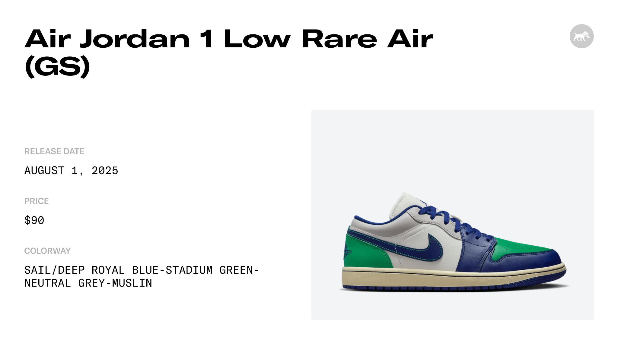 Air Jordan 1 Low Rare Air (GS) - 553560-147 Raffles & Where to Buy