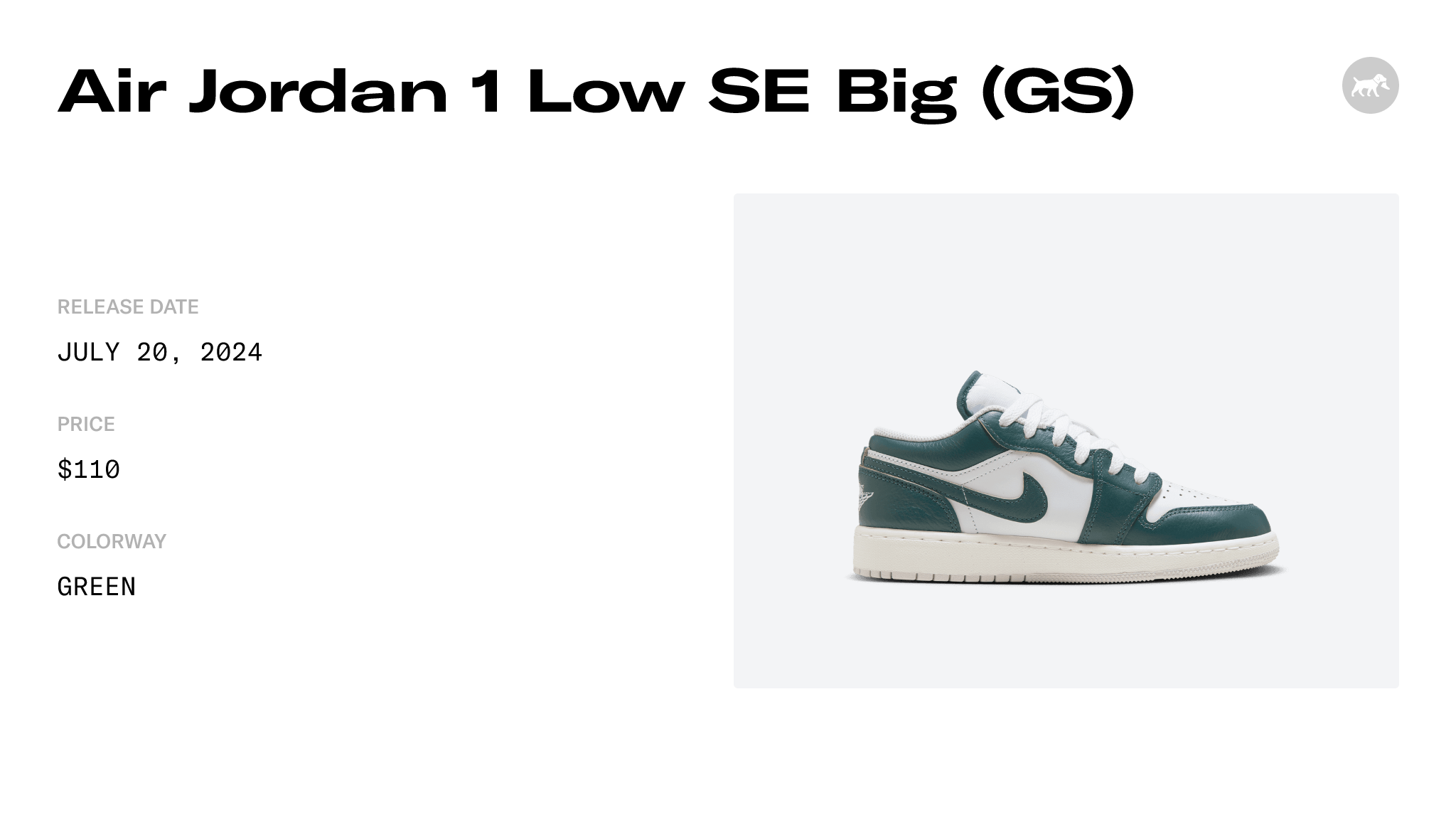 Air Jordan 1 Low SE Big (GS) - FQ8041-300 Raffles & Where to Buy