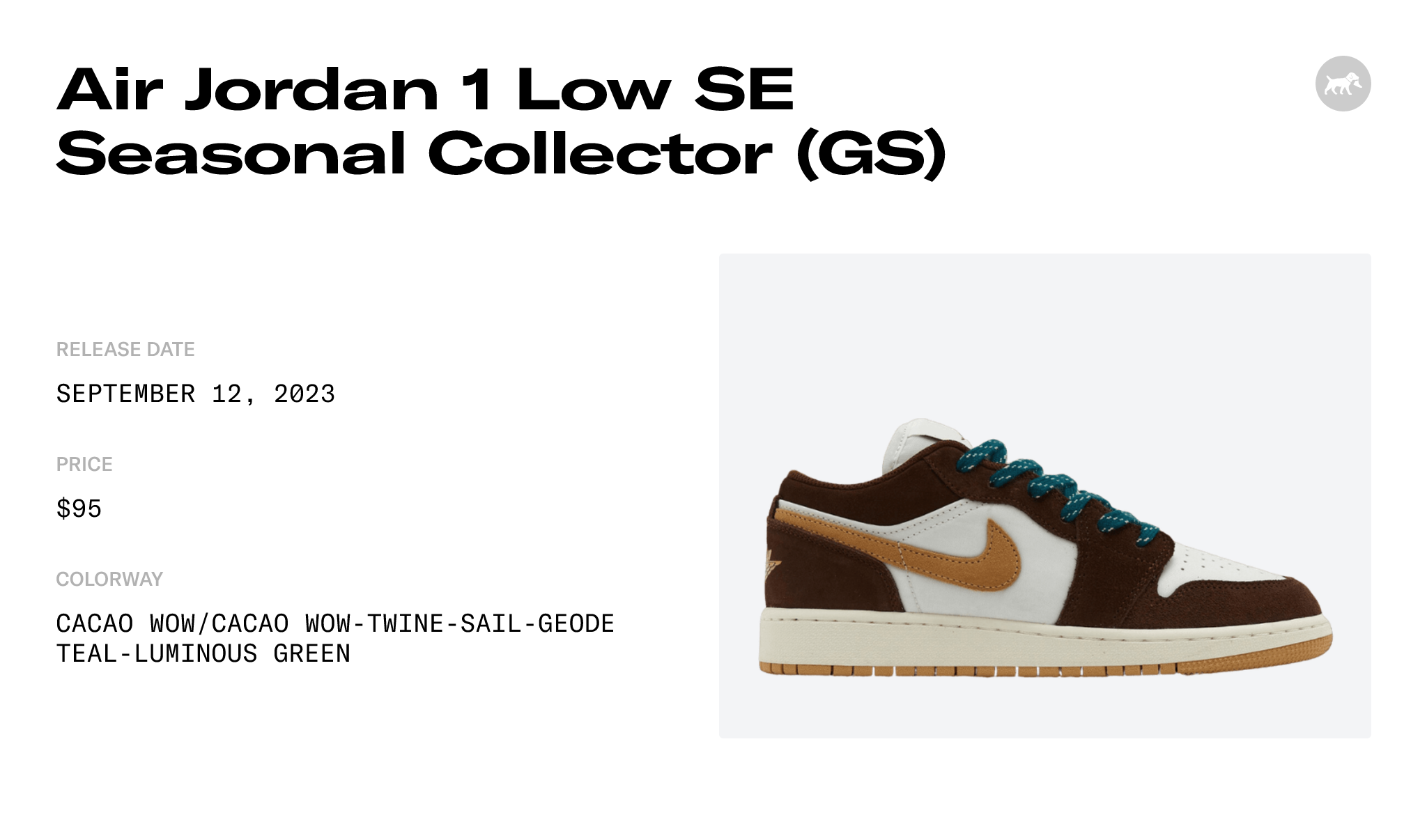 Air Jordan 1 Low SE Seasonal Collector (GS) - FB2216-200