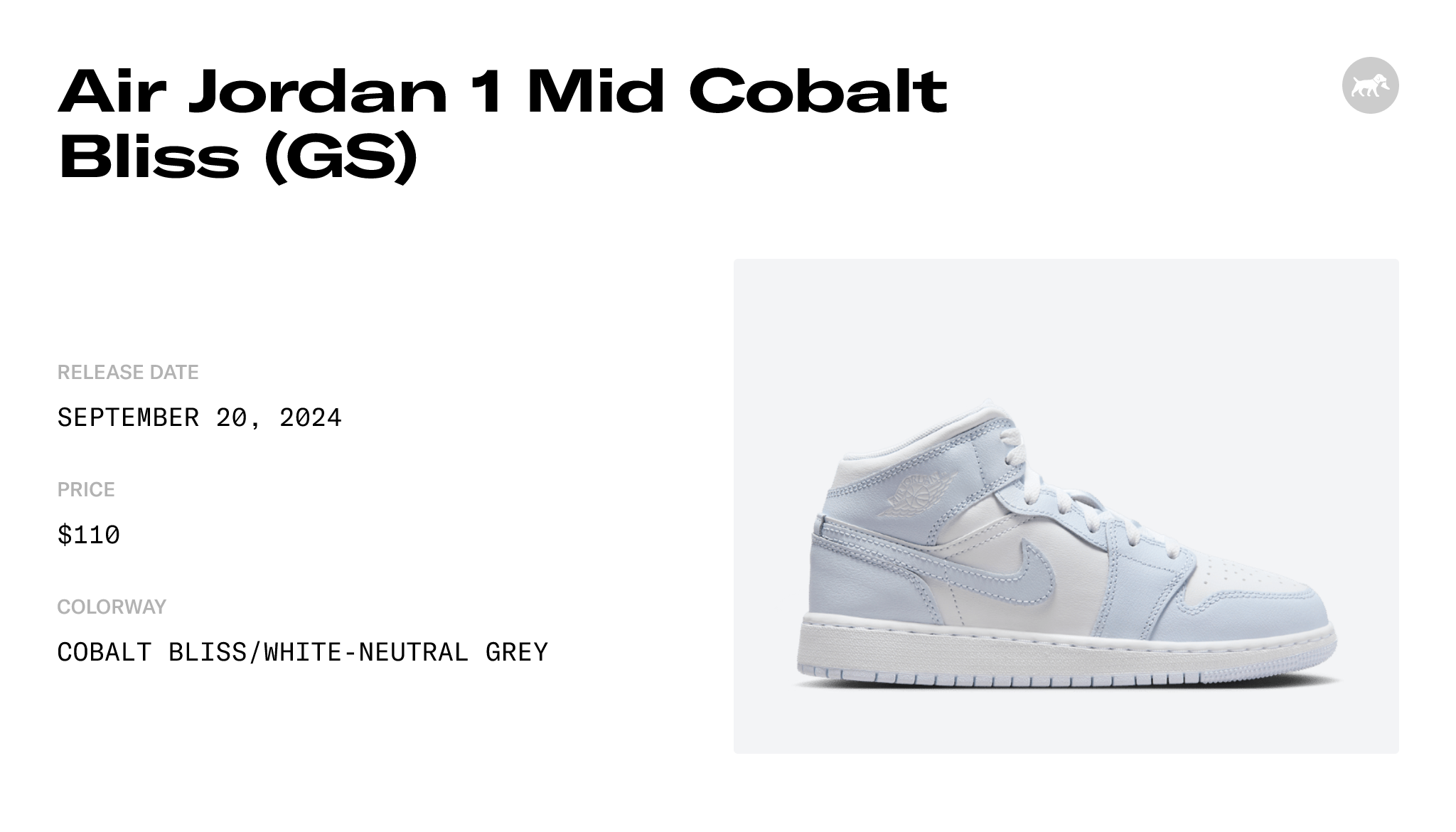 Air Jordan 1 Mid Cobalt Bliss (GS) - FD8780-400 Raffles & Where to Buy