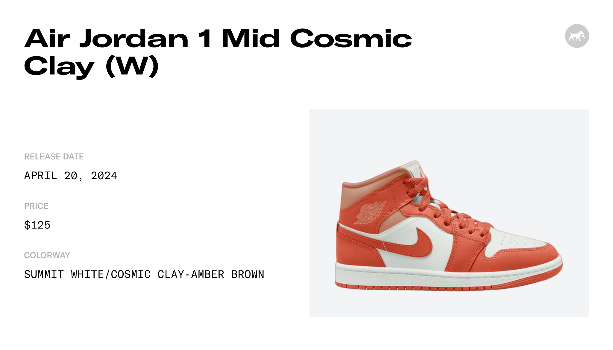 Air Jordan 1 Mid Cosmic Clay (W) - BQ6472-108 Raffles & Where to Buy