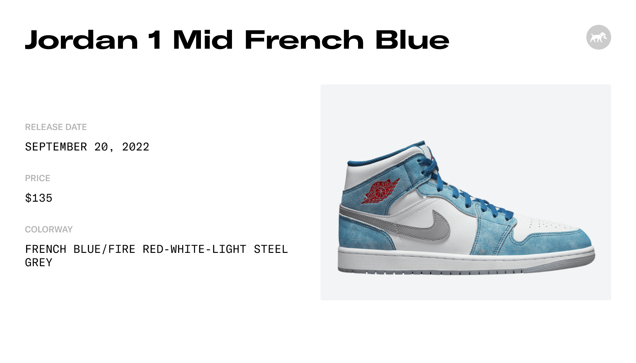 Jordan 1 Mid French Blue - DN3706-401 Raffles & Where to Buy