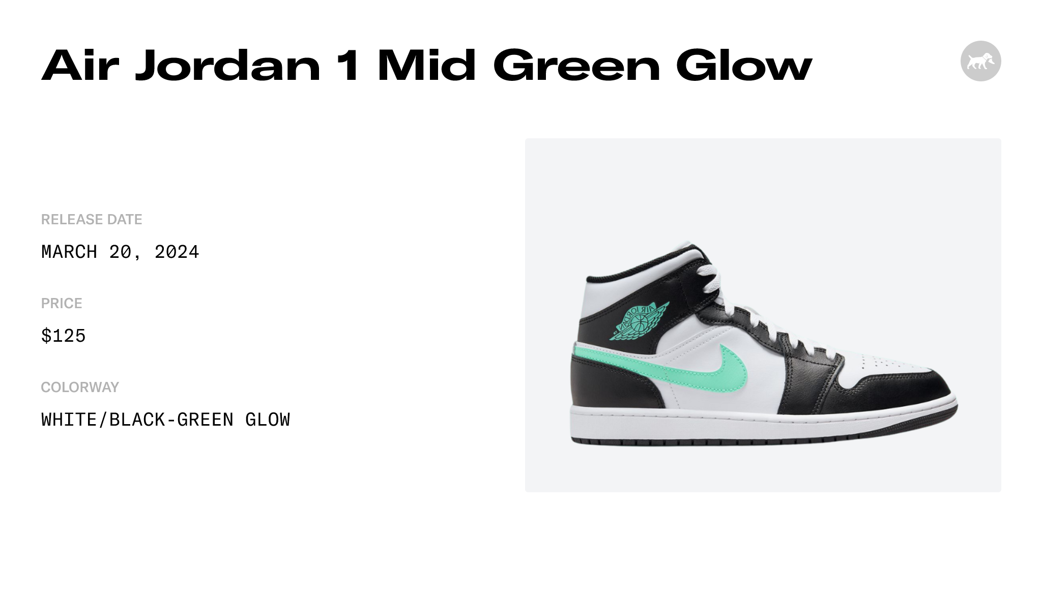 Air Jordan 1 Mid Green Glow - DQ8426-103 Raffles & Where to Buy
