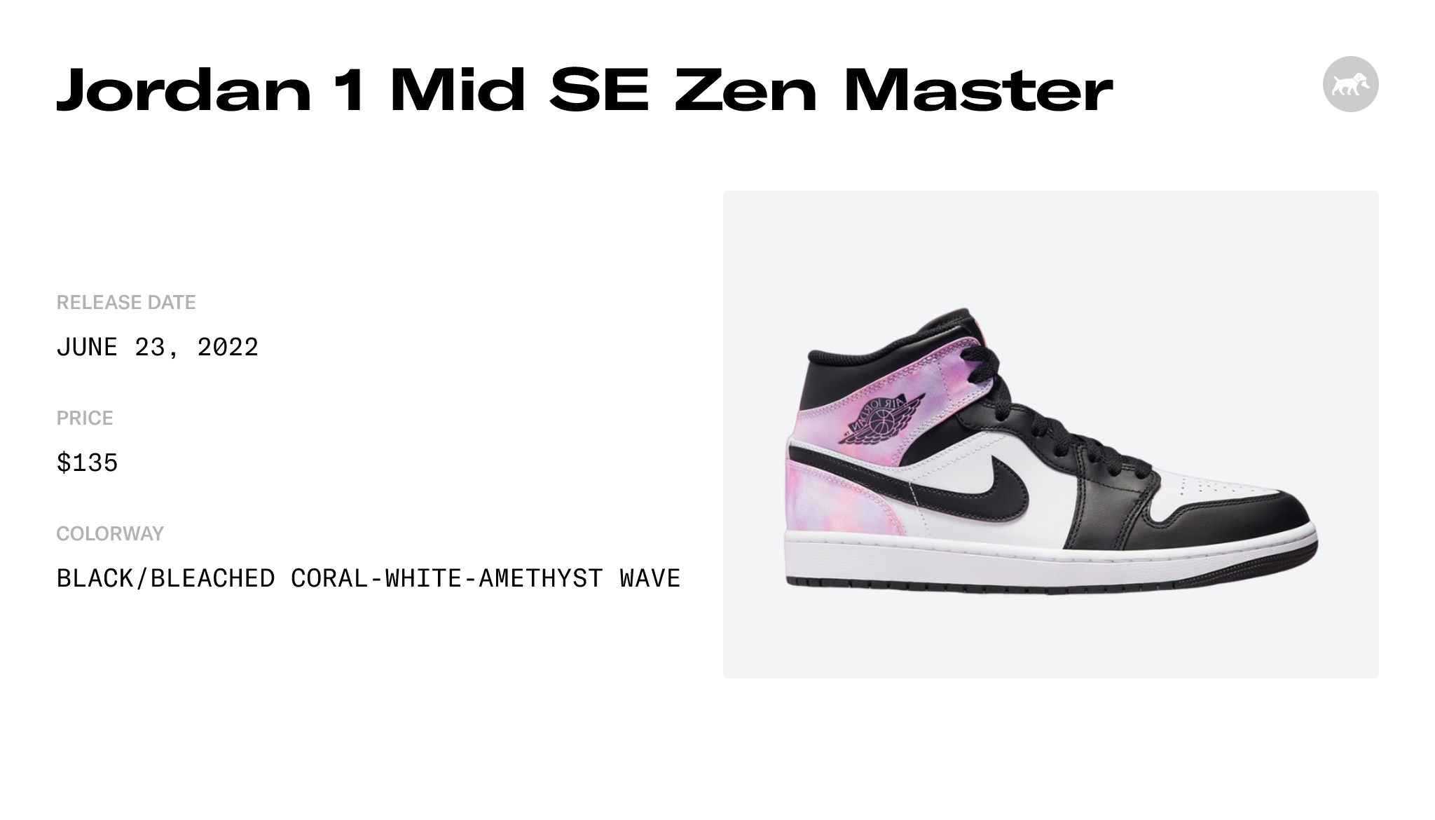 Jordan 1 Mid SE Zen Master - DM1200-001 Raffles & Where to Buy