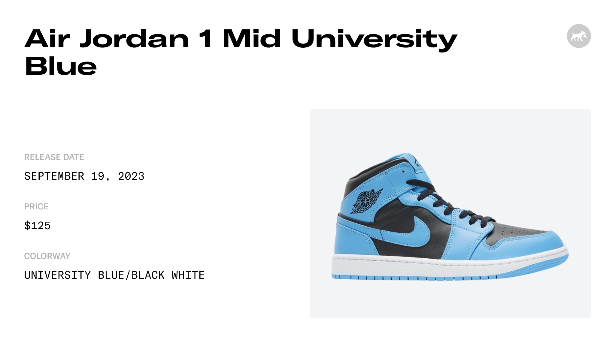 Air Jordan 1 Mid University Blue - DQ8426-401 Raffles & Where to Buy
