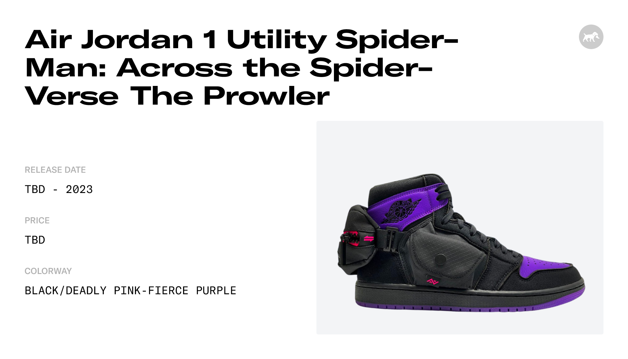 Air Jordan 1 Utility Spider-Man: Across the Spider-Verse The Prowler ...