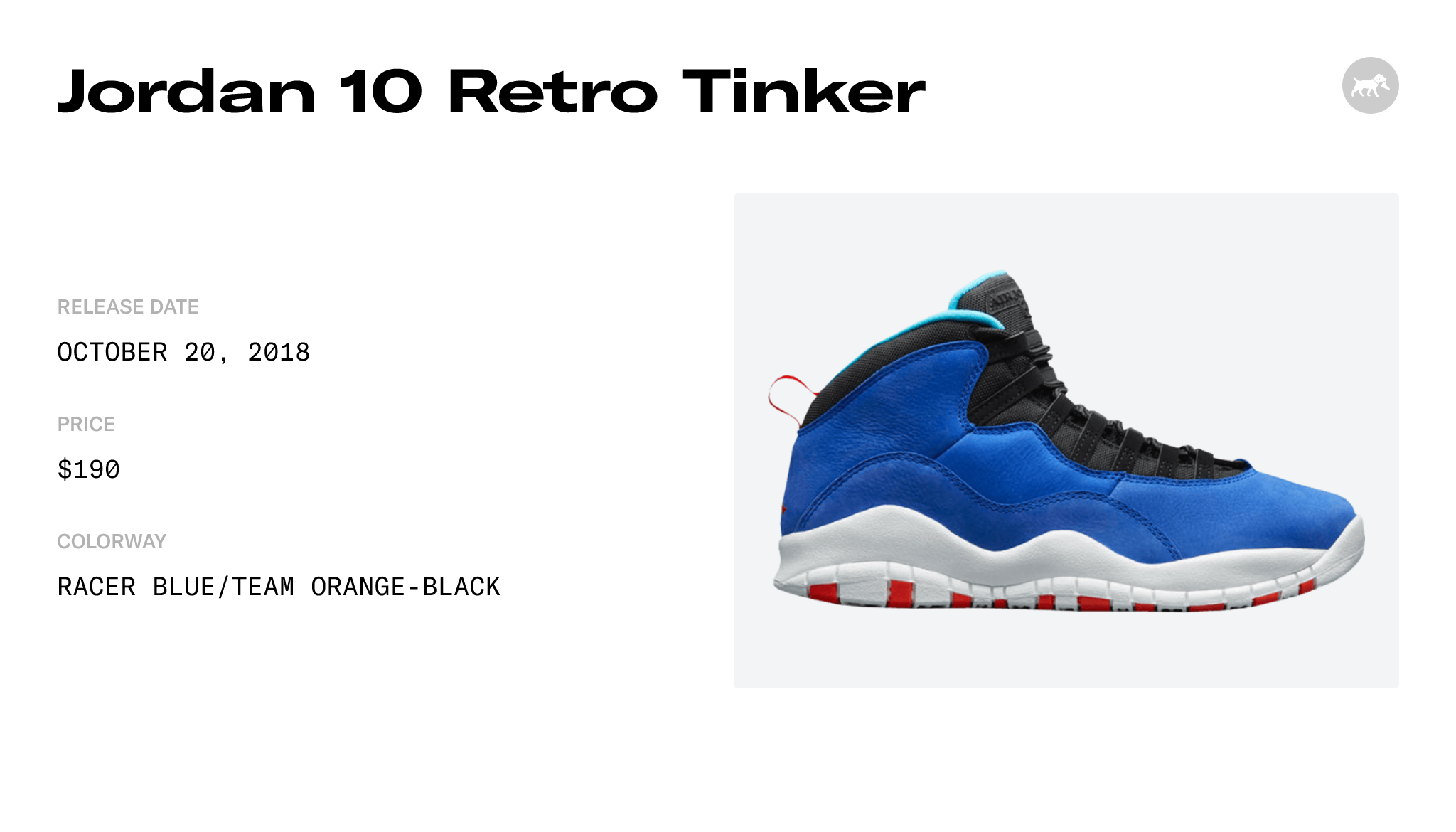 Jordan 10 Retro Tinker - 310805-408 Raffles & Where to Buy
