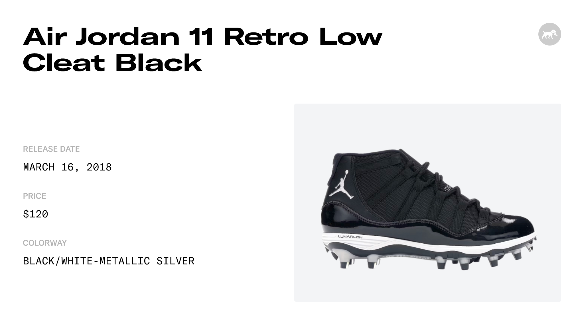 Air Jordan 11 Retro Low Cleat Black - AO1560-011 Raffles & Where to Buy