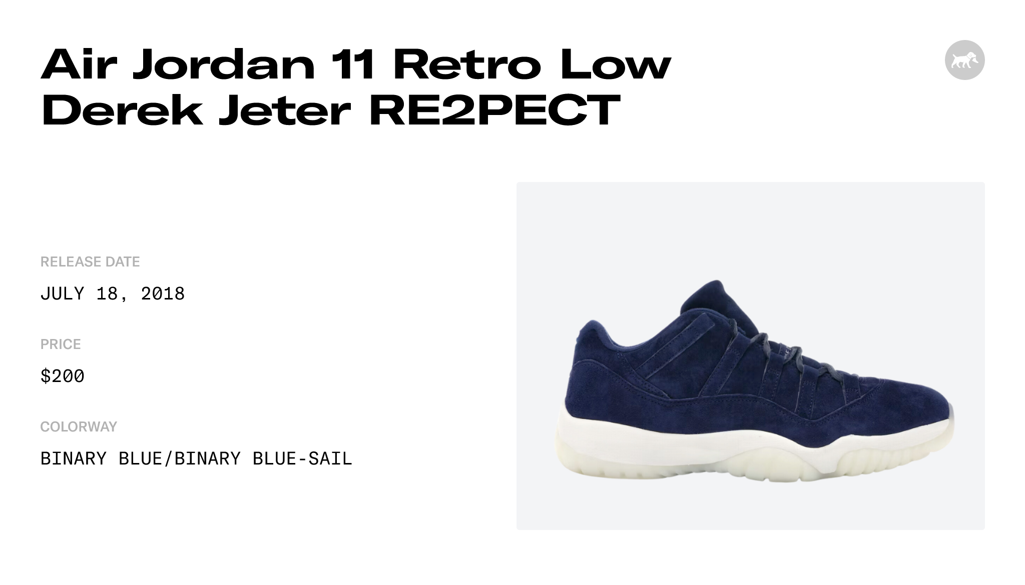 Air Jordan 11 Retro Low Derek Jeter RE2PECT - AV2187-441
