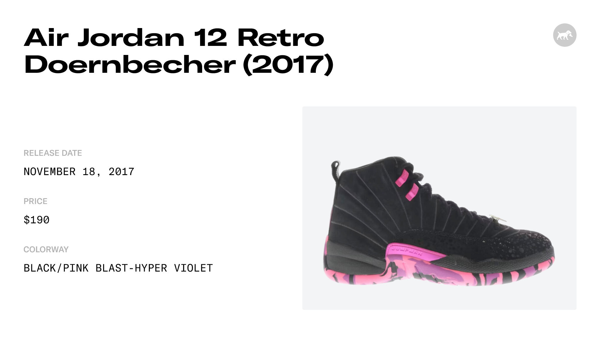 Air Jordan 12 Retro Doernbecher (2017) - AH6987-023