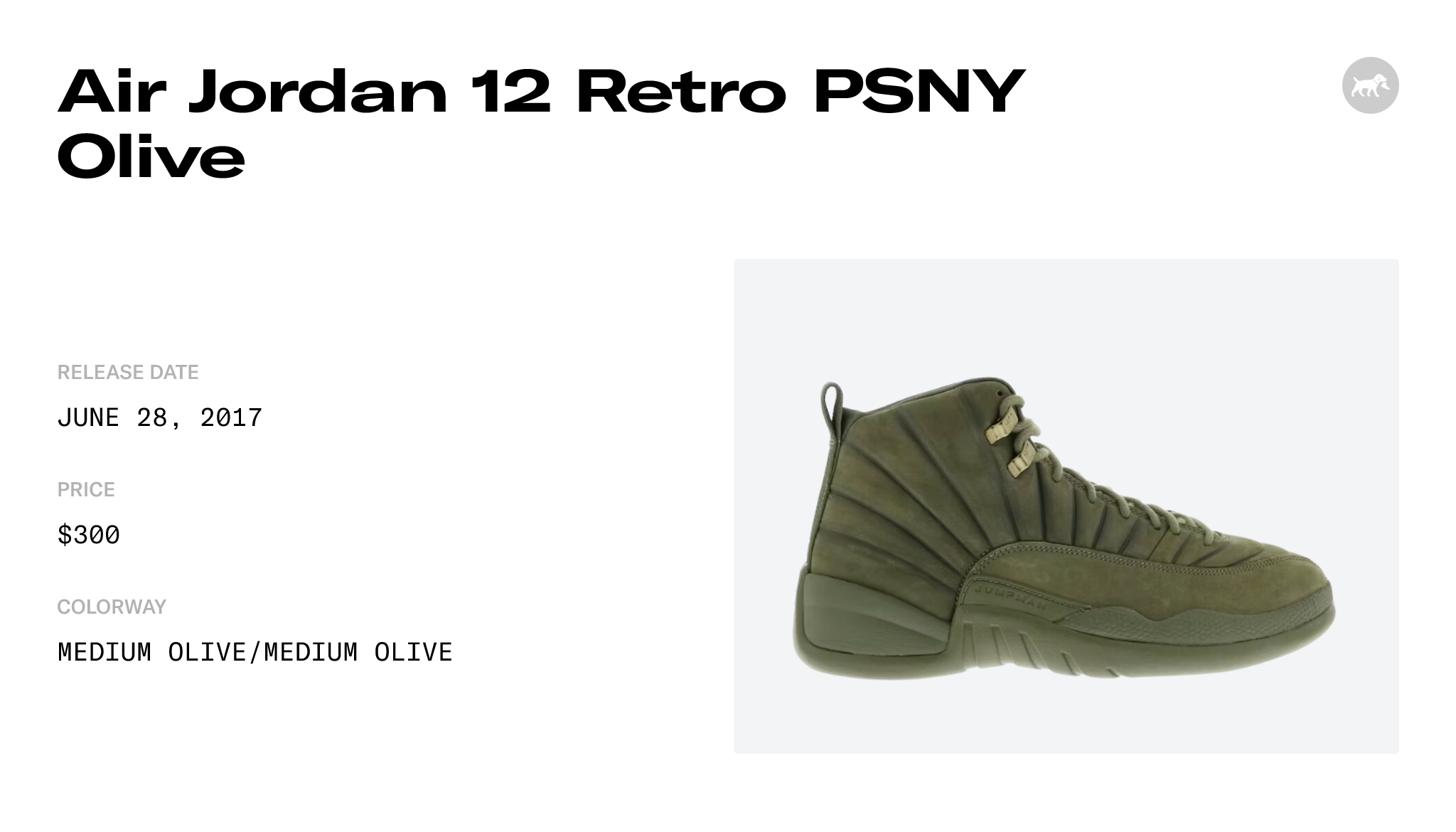 Air Jordan 12 Retro PSNY Olive - AA1233-200 Raffles & Where to Buy