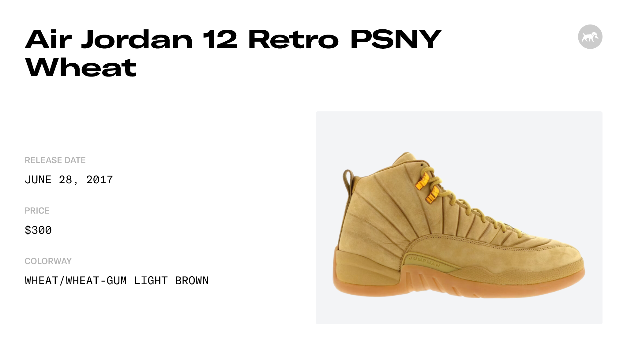 Air Jordan 12 Retro PSNY Wheat - AA1233-700 Raffles & Where to Buy