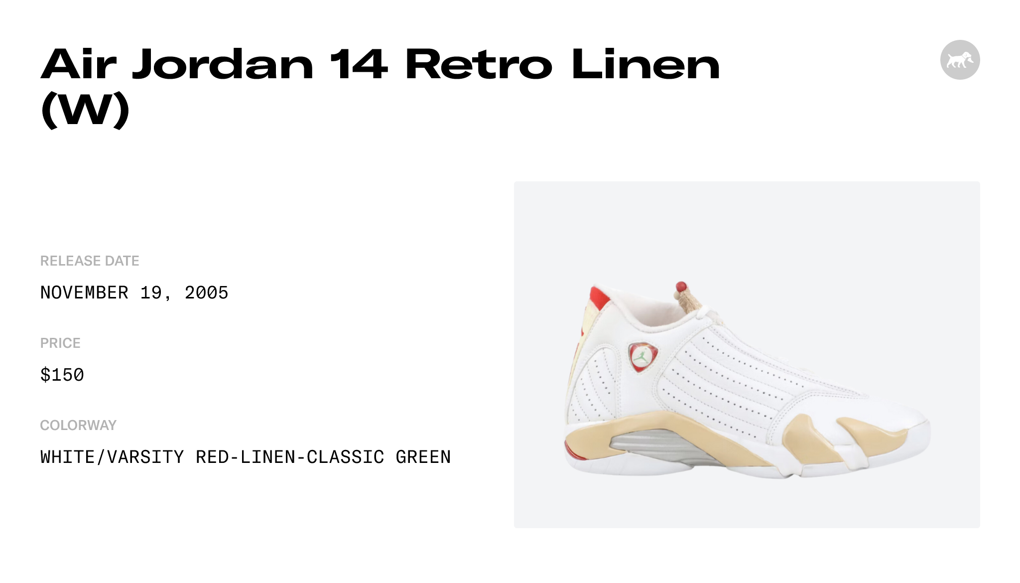 Air Jordan 14 Retro Linen (W) - 312274-161 Raffles & Where to Buy