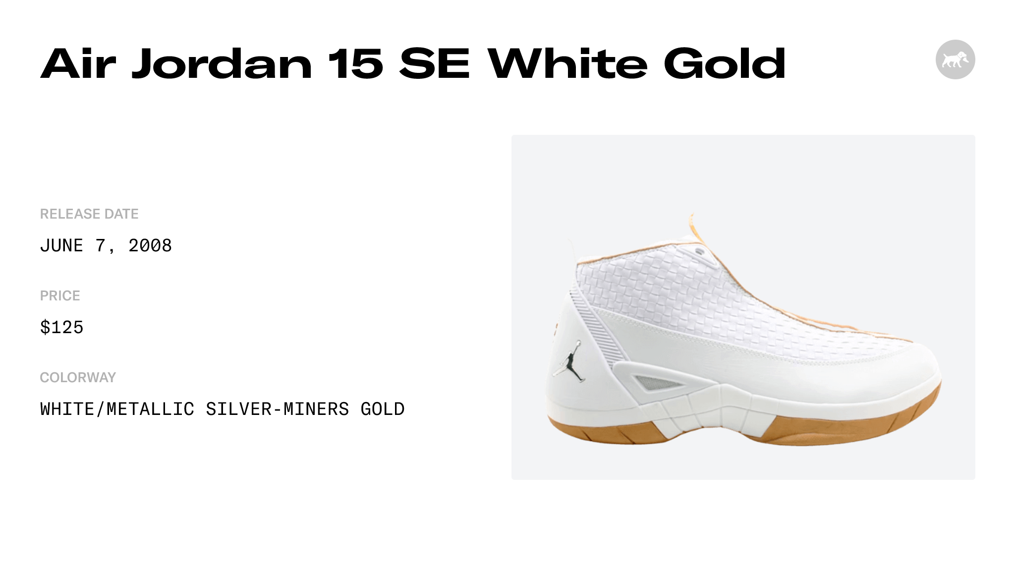 Air Jordan 15 SE White Gold - 317112-103 Raffles & Where to Buy
