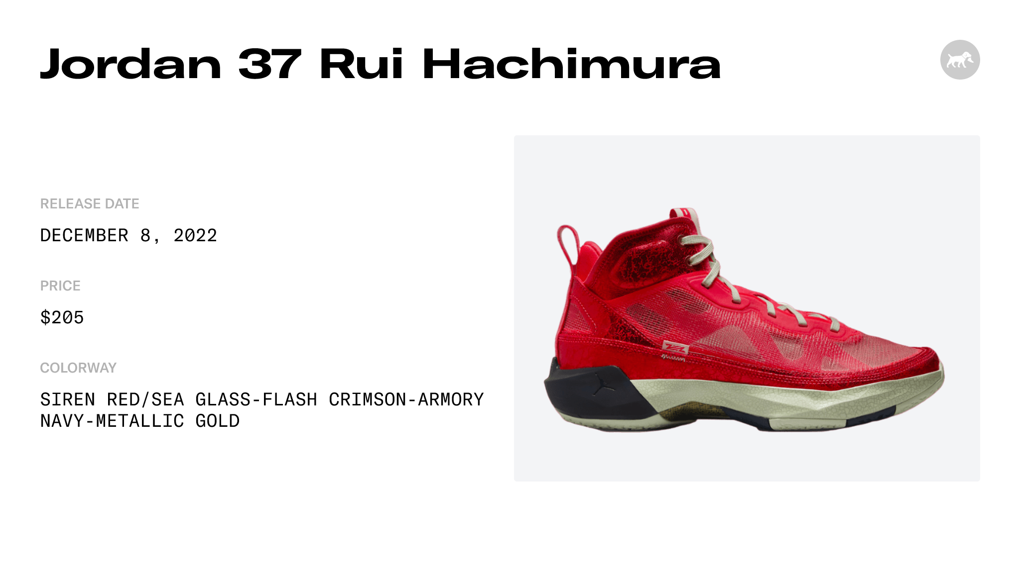 Jordan 37 Rui Hachimura - DX1691-600 Raffles & Where to Buy