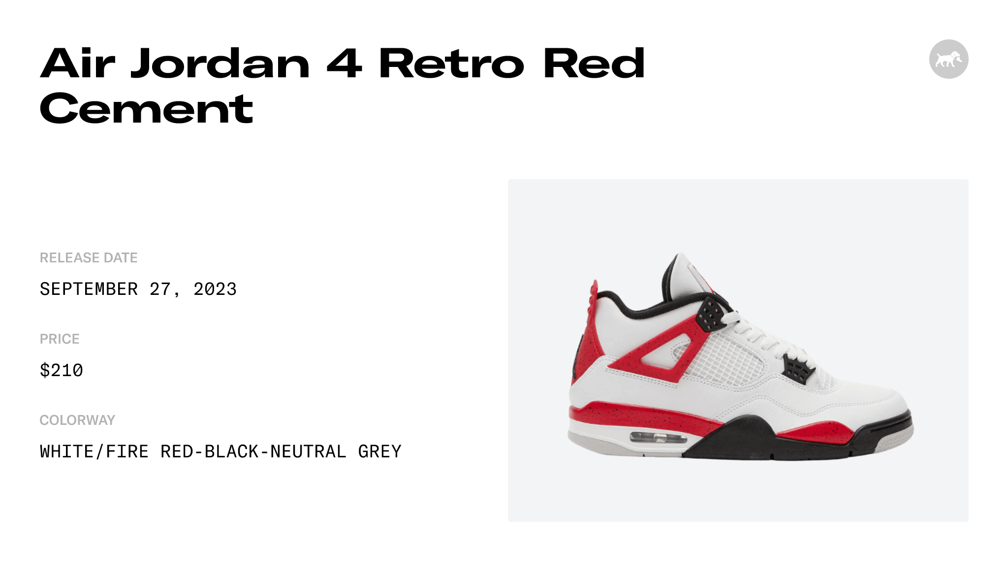Air Jordan 4 Retro Red Cement - DH6927-161 Raffles & Where to Buy