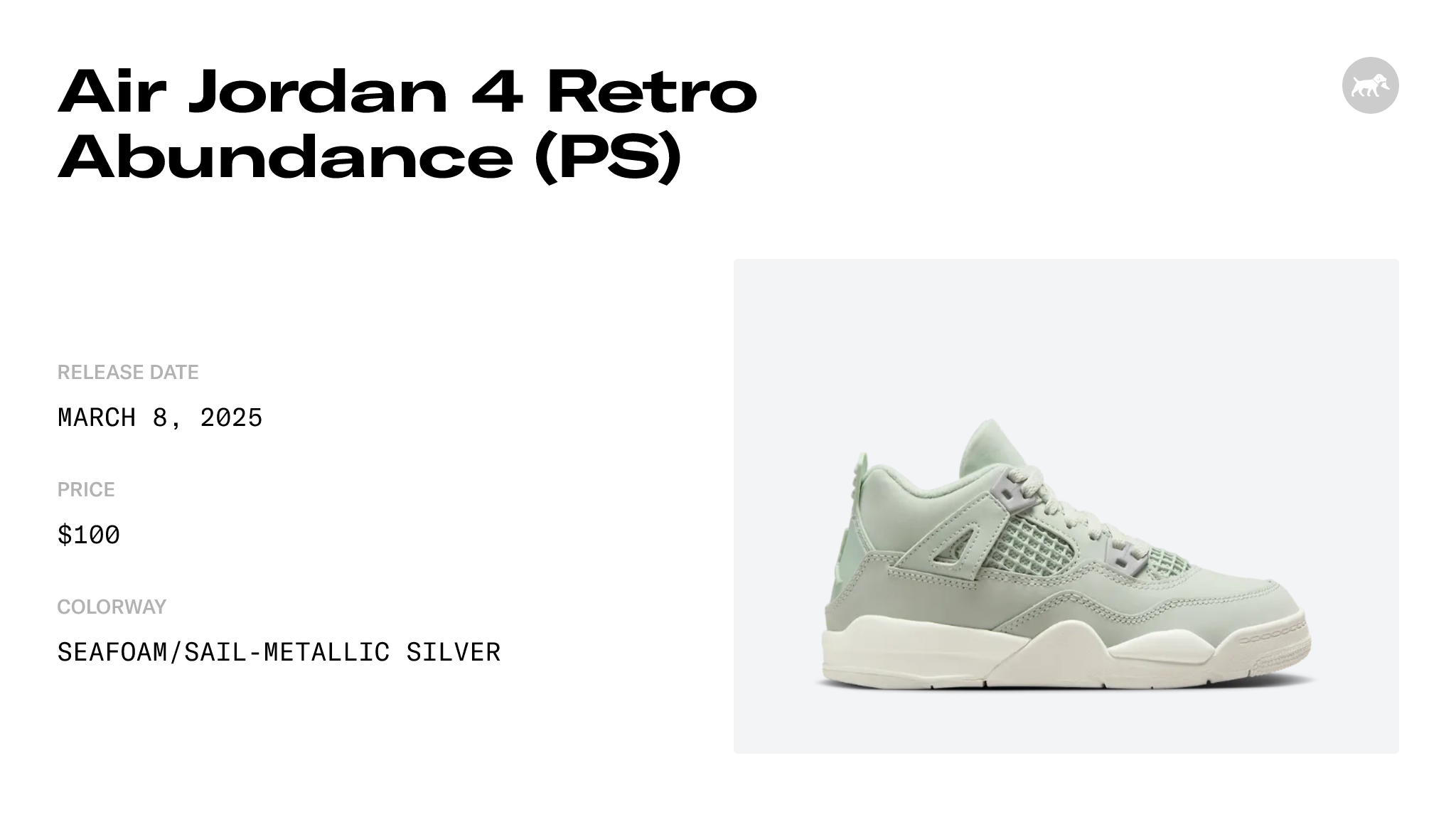 Air Jordan 4 Retro Abundance (PS) - HV4385-003 Release Info