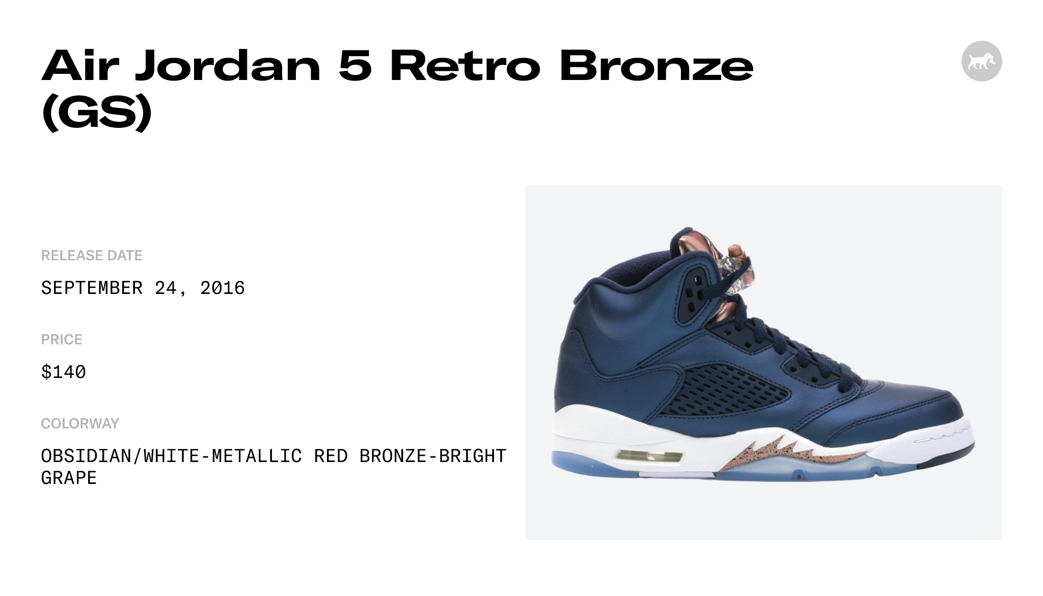 Air Jordan 5 Retro Bronze (GS) - 440888-416 Raffles & Where to Buy