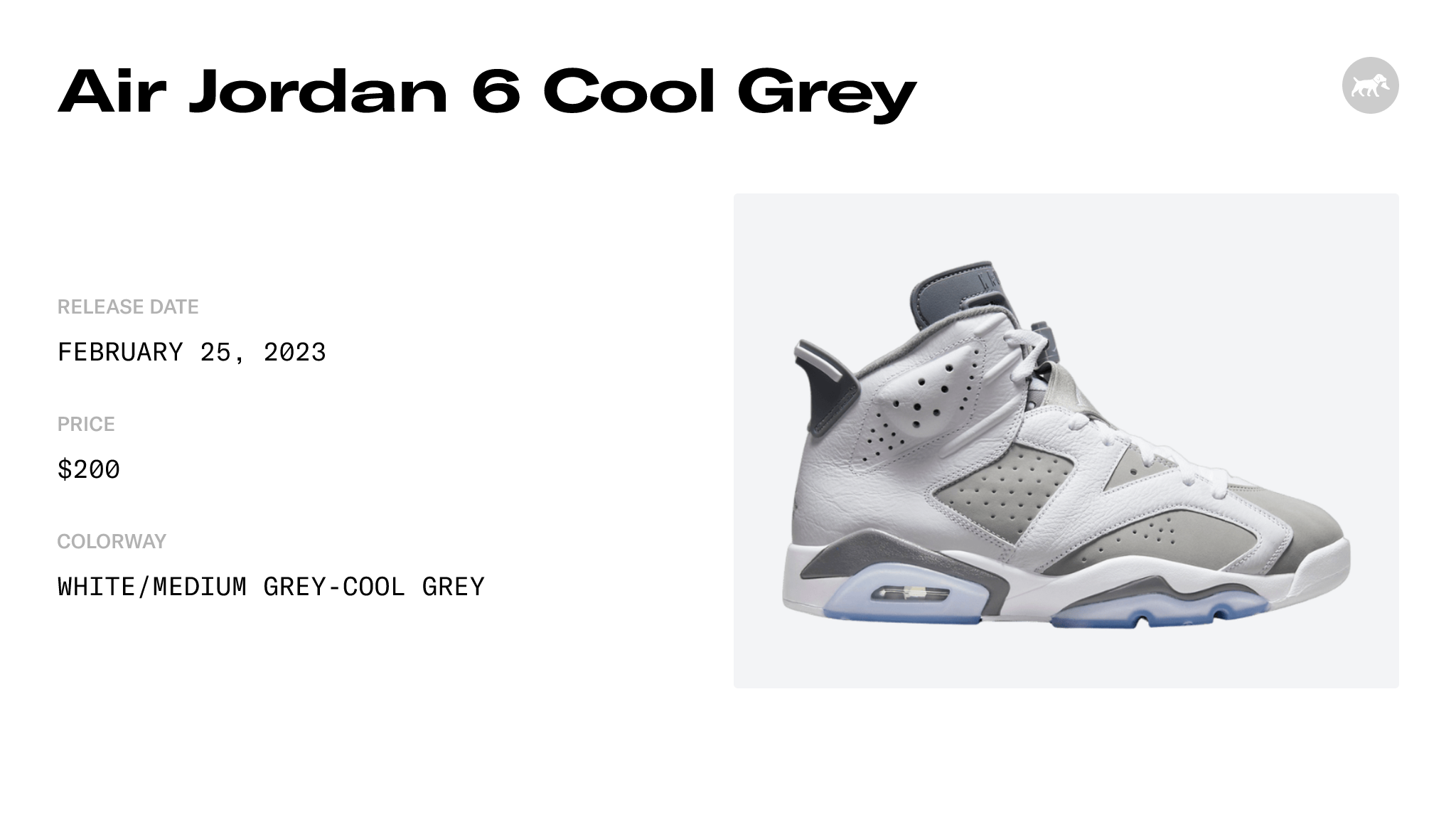 Air Jordan 6 Cool Grey - CT8529-100 Raffles & Where to Buy