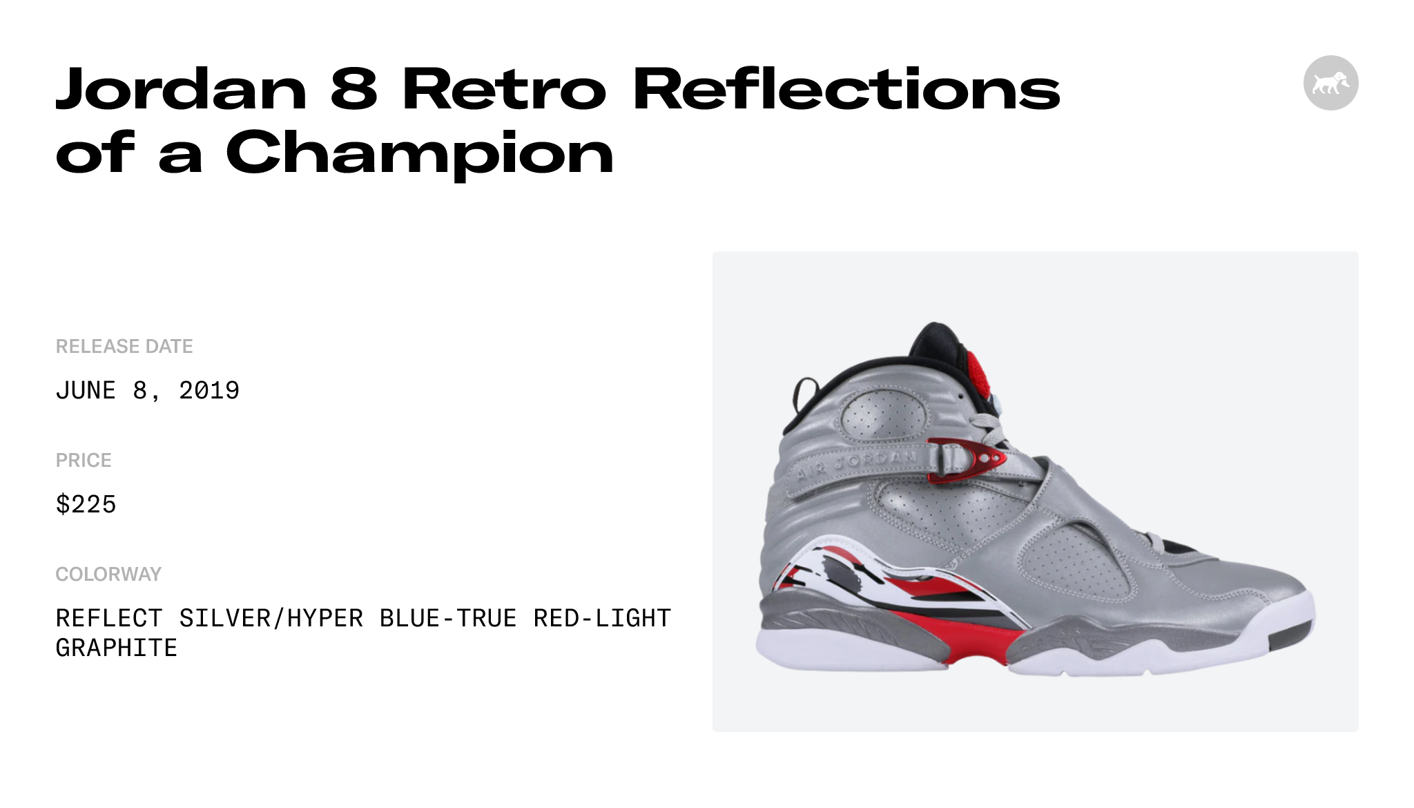 Jordan 8 Retro Reflections of a Champion - CI4073-001