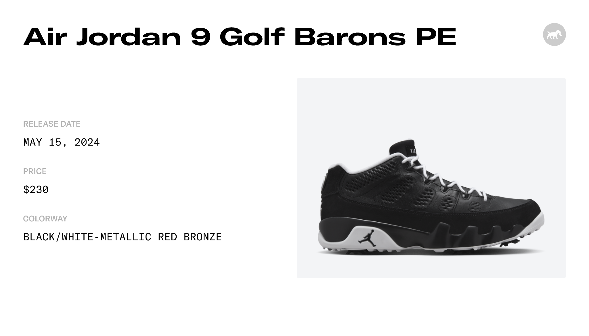 Air Jordan 9 Golf Barons PE - FN6930-001 Raffles & Where to Buy