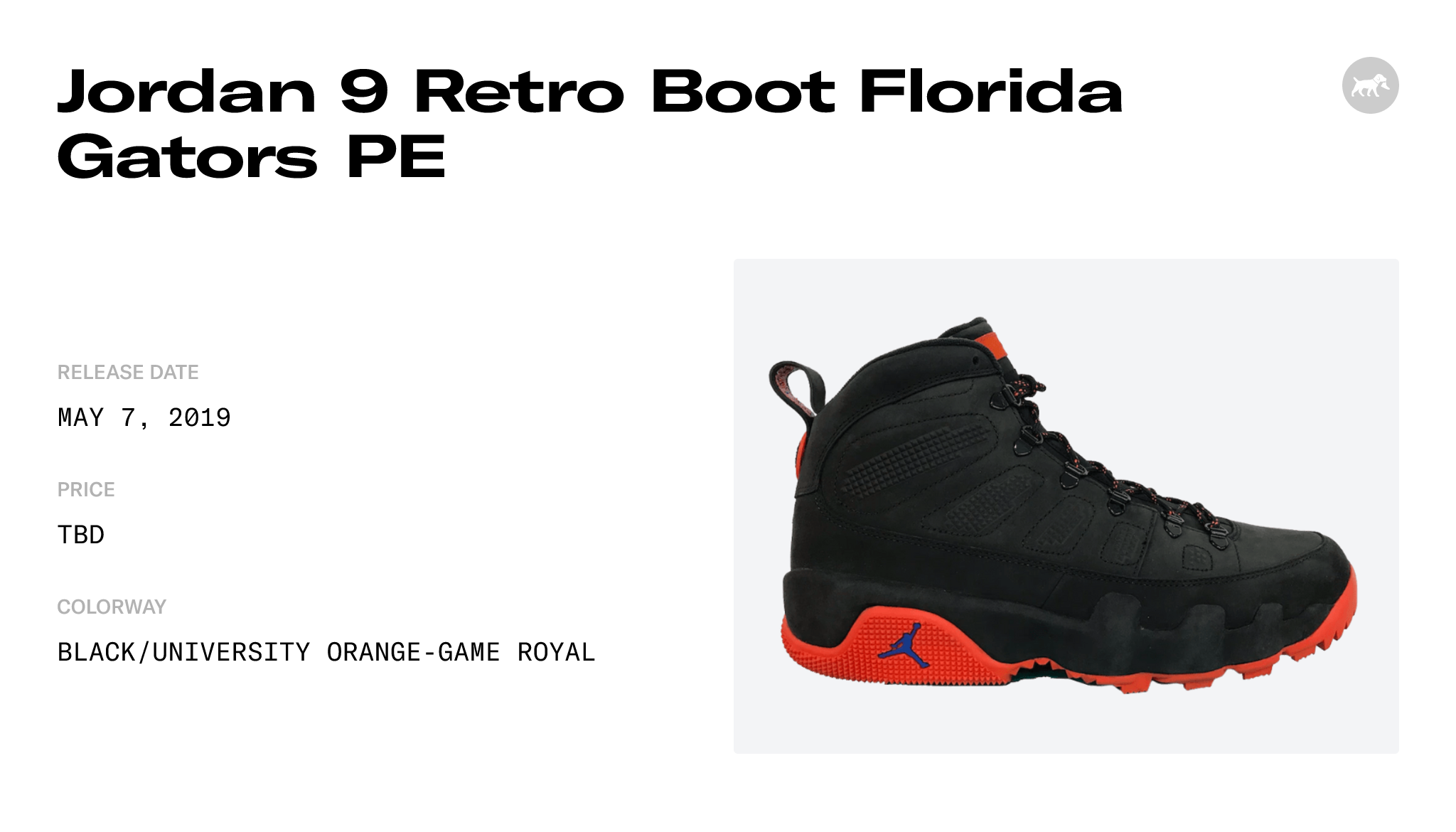 Jordan 9 Retro Boot Florida Gators PE - HO18-MNJDLS-808