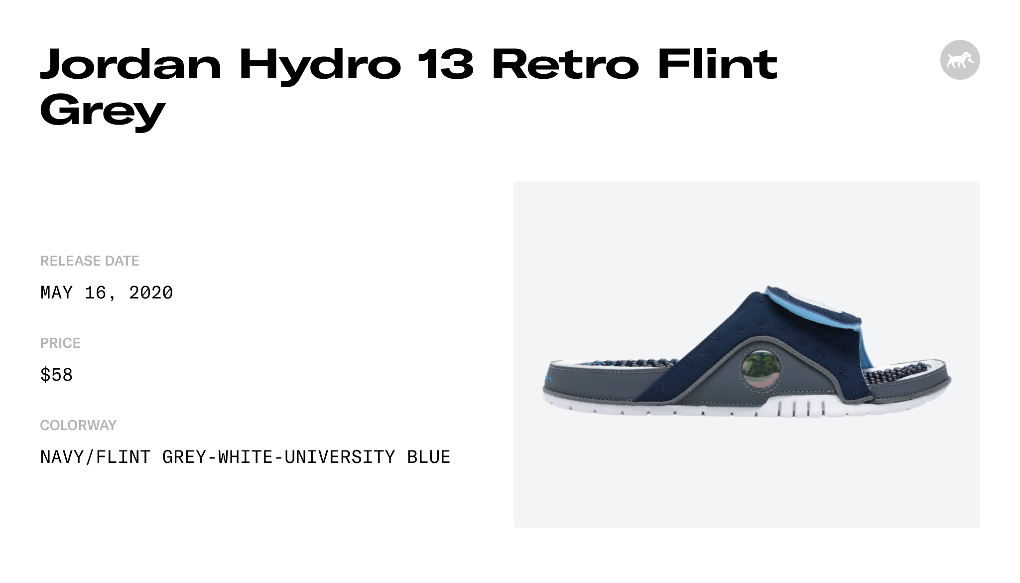 Jordan Hydro 13 Retro Flint Grey - 684915-401 Raffles & Where to Buy