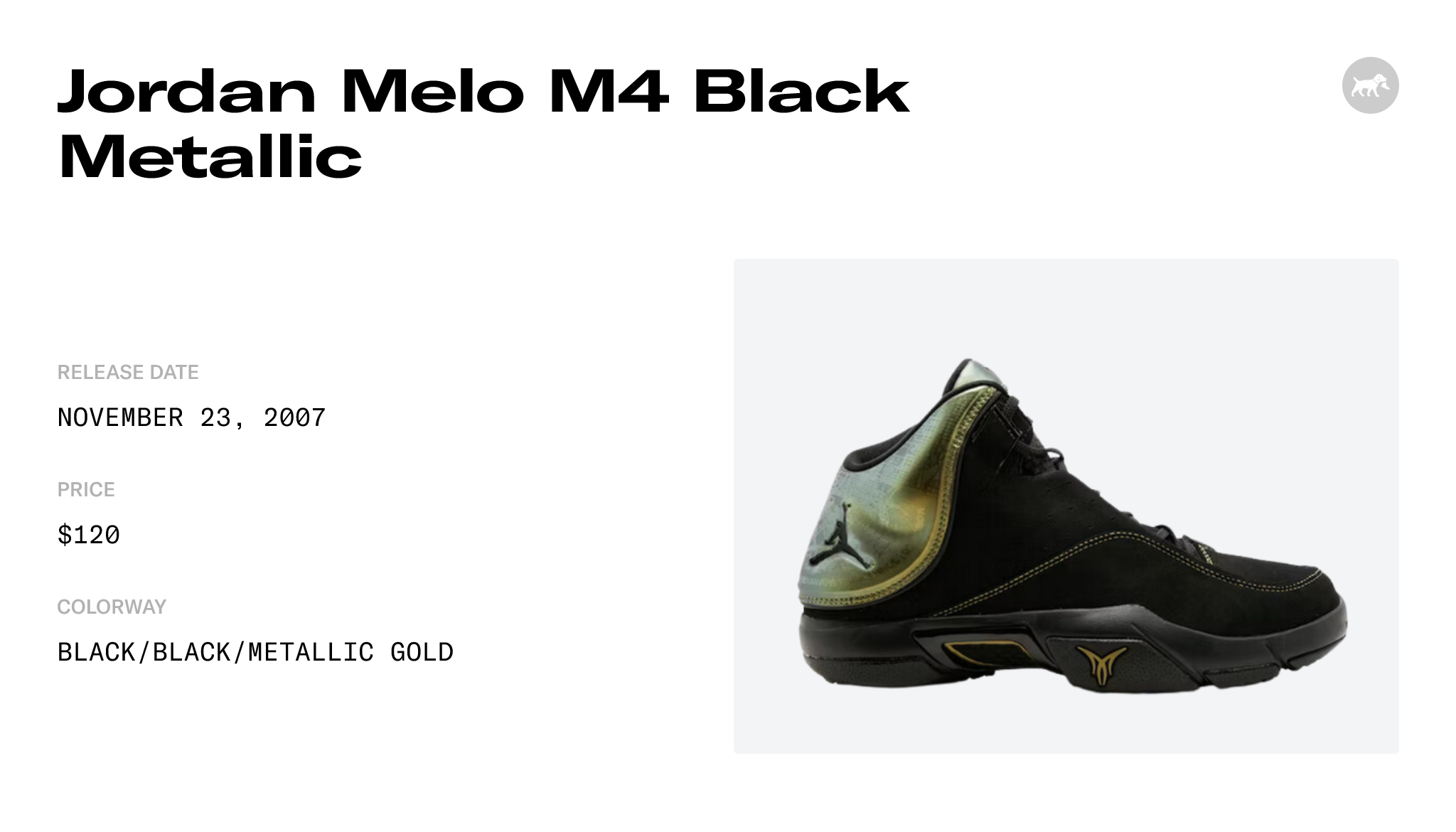 Jordan Melo M4 Black Metallic - 317154-002 Raffles & Where to Buy