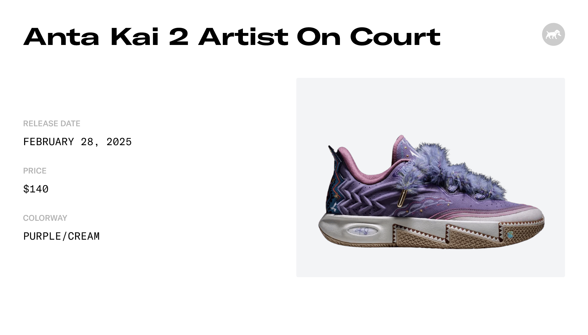 Anta Kai 2 Artist On Court - 112521110S-1 Raffles & Where to Buy