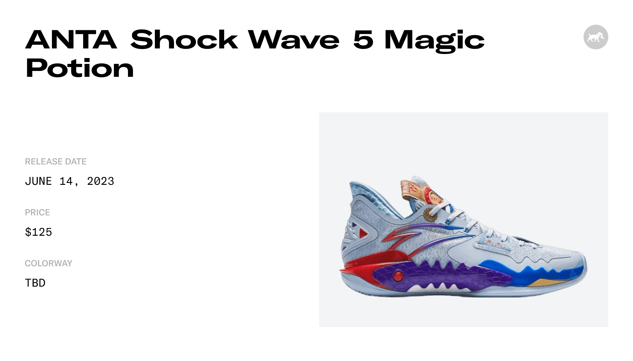 ANTA Shock Wave 5 Magic Potion - 112331106-4 Raffles & Where to Buy