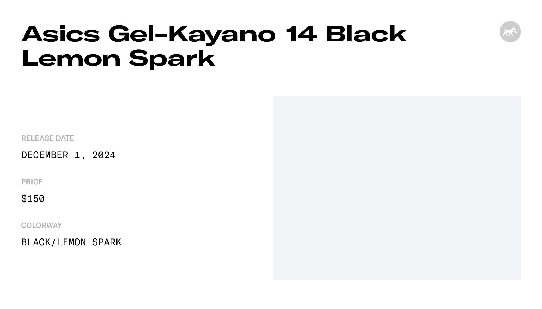 Asics Gel-Kayano 14 Black Lemon Spark - 1203A537-001