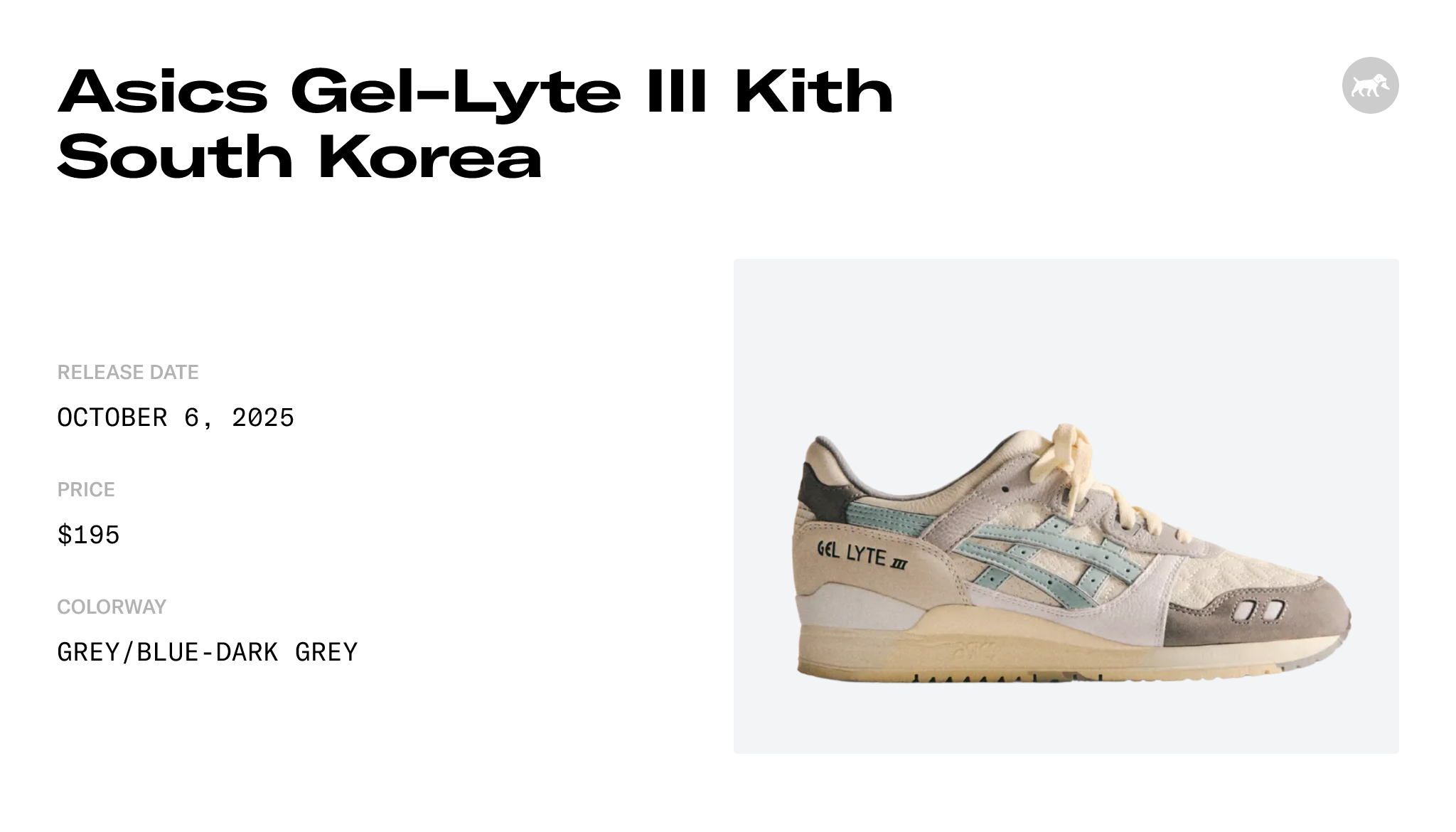 Asics Gel-Lyte III Kith South Korea - 1201B013-201